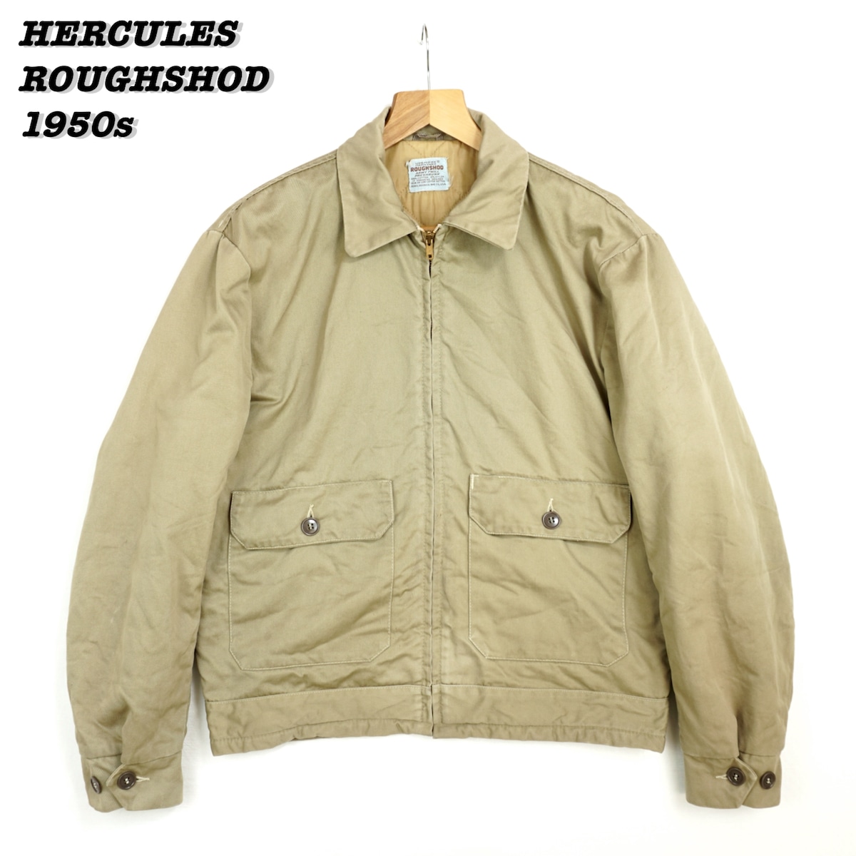 HERCULES ROUGHSHOD WORK JACKET 1950s 304129 | Loki Vintage&Used