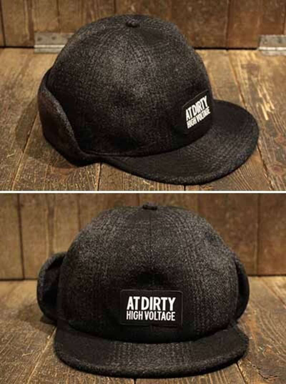 【AT-DIRTY】“FORESTER EAR WORM CAP” BLACK (アットダーティー) 正規取扱店(Official ...