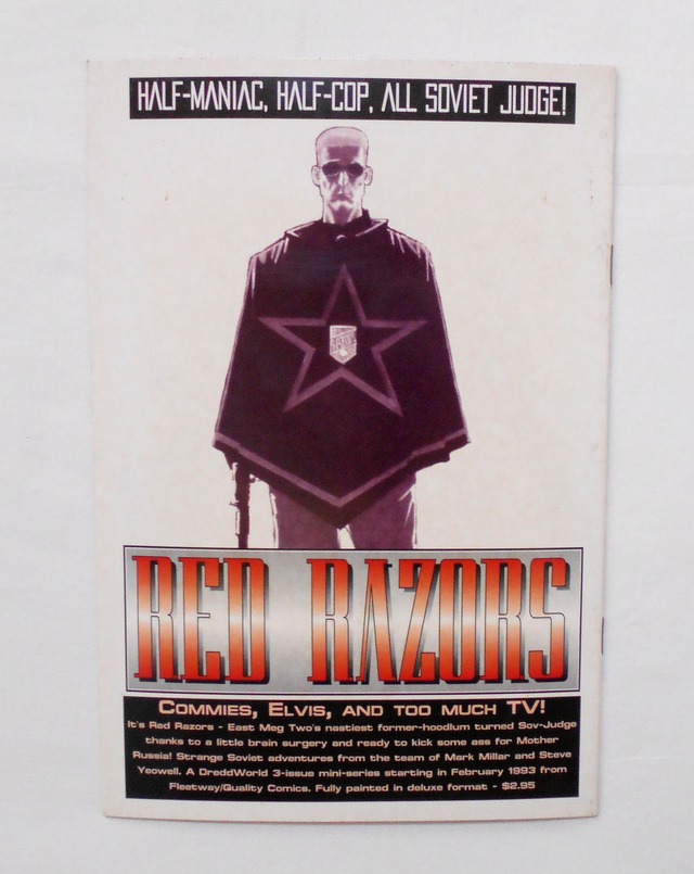 【DREDD RULES! [ジャッジ・ドレッド JUDGE DREDD]】 #15 FREETWAY/QUALITY ＜1992年 ...