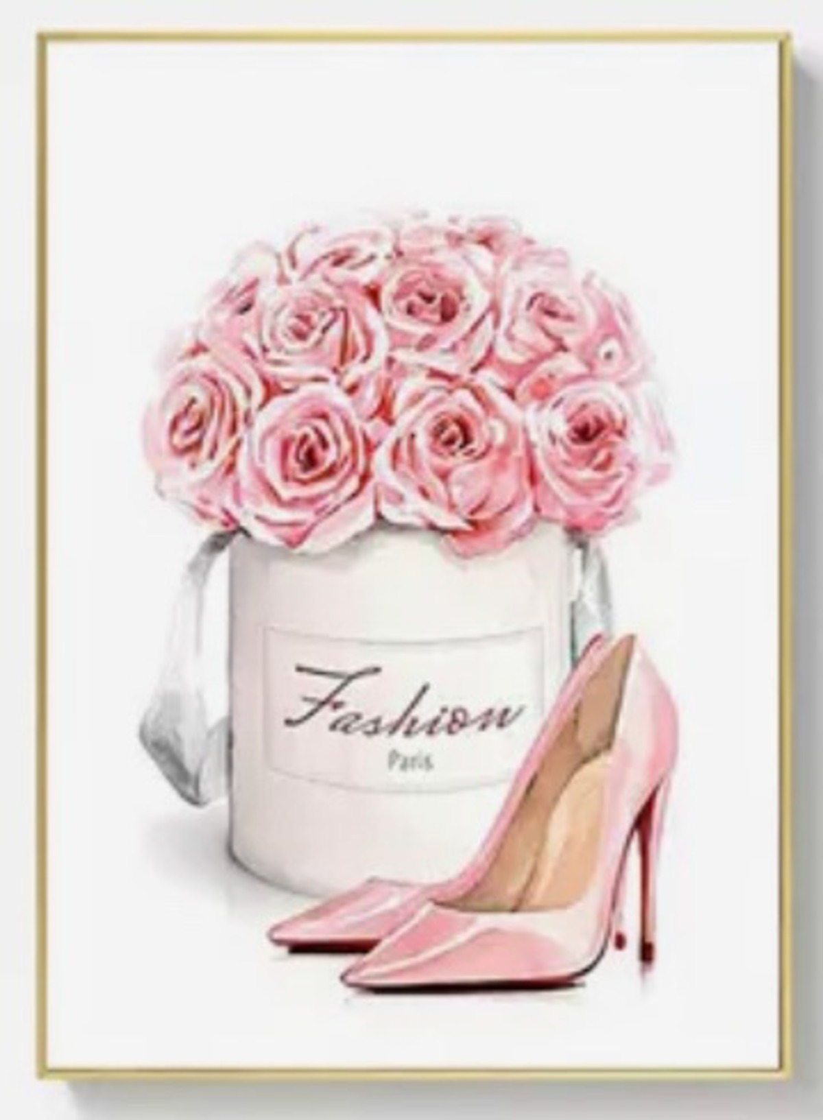 pink rose pumps | Diamond Art ZEN