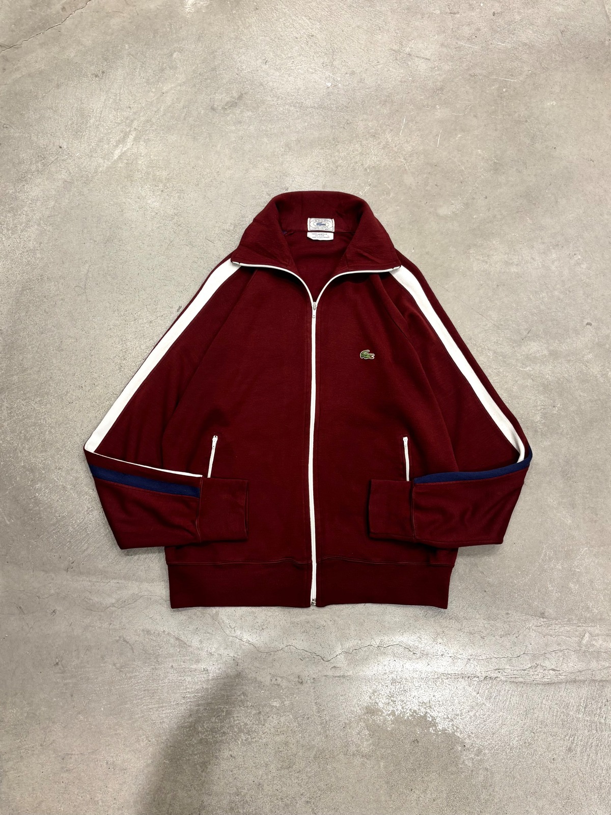 -80s “IZOD LACOSTE” Sweat Track Jacket | RENGA CLOTHING STORE