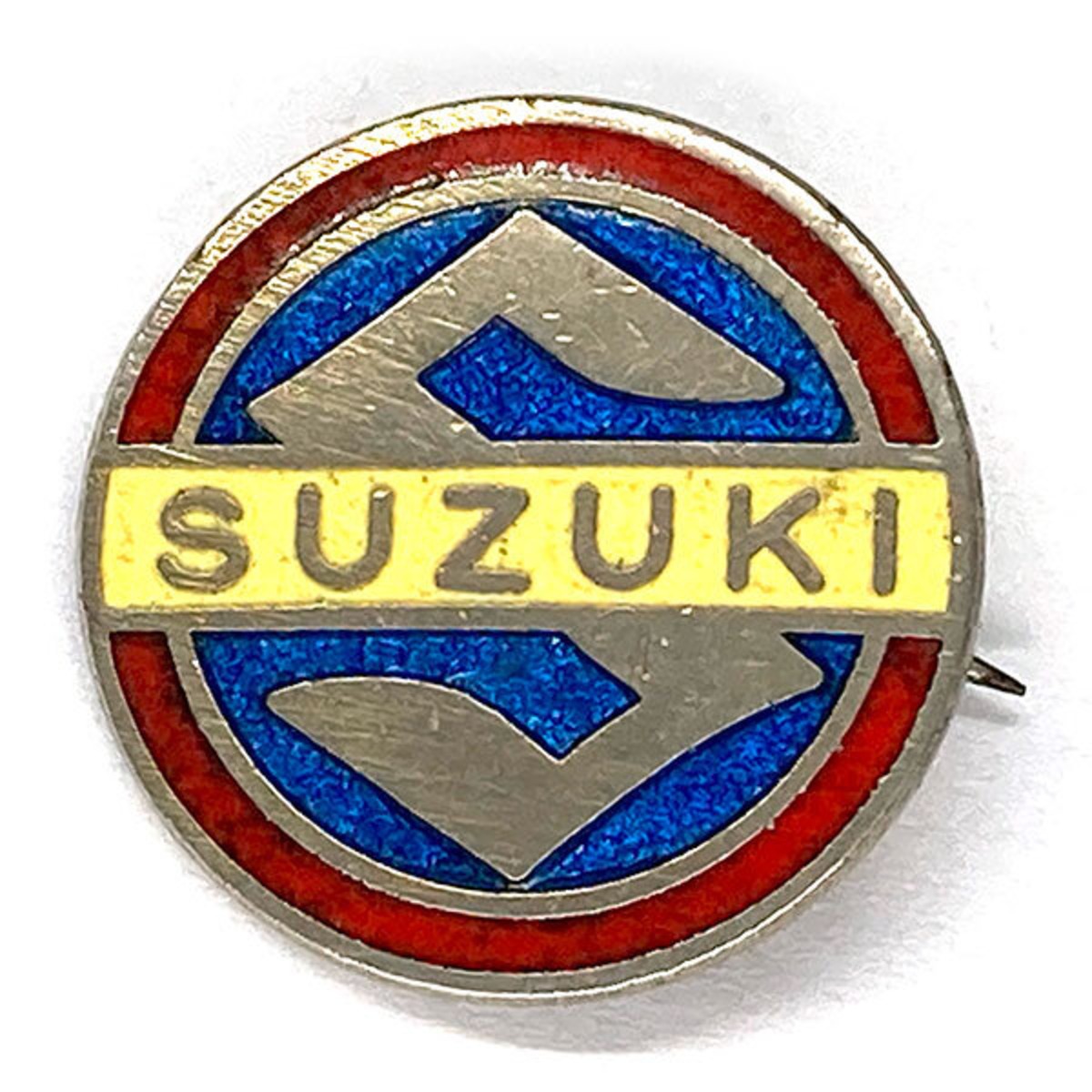 スズキ ビンテージ ピンバッジ SUZUKI Vintage Pin Biker 鈴木 バイカー 国産旧車 バイク Biker ...