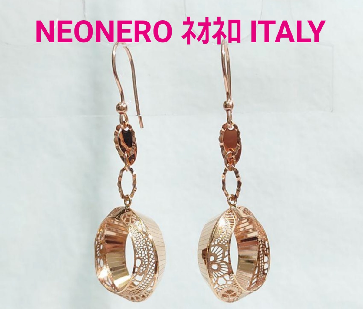 NEONERO ネオネロ ITALY 750 地金 ピアス(324971) | LAGOON