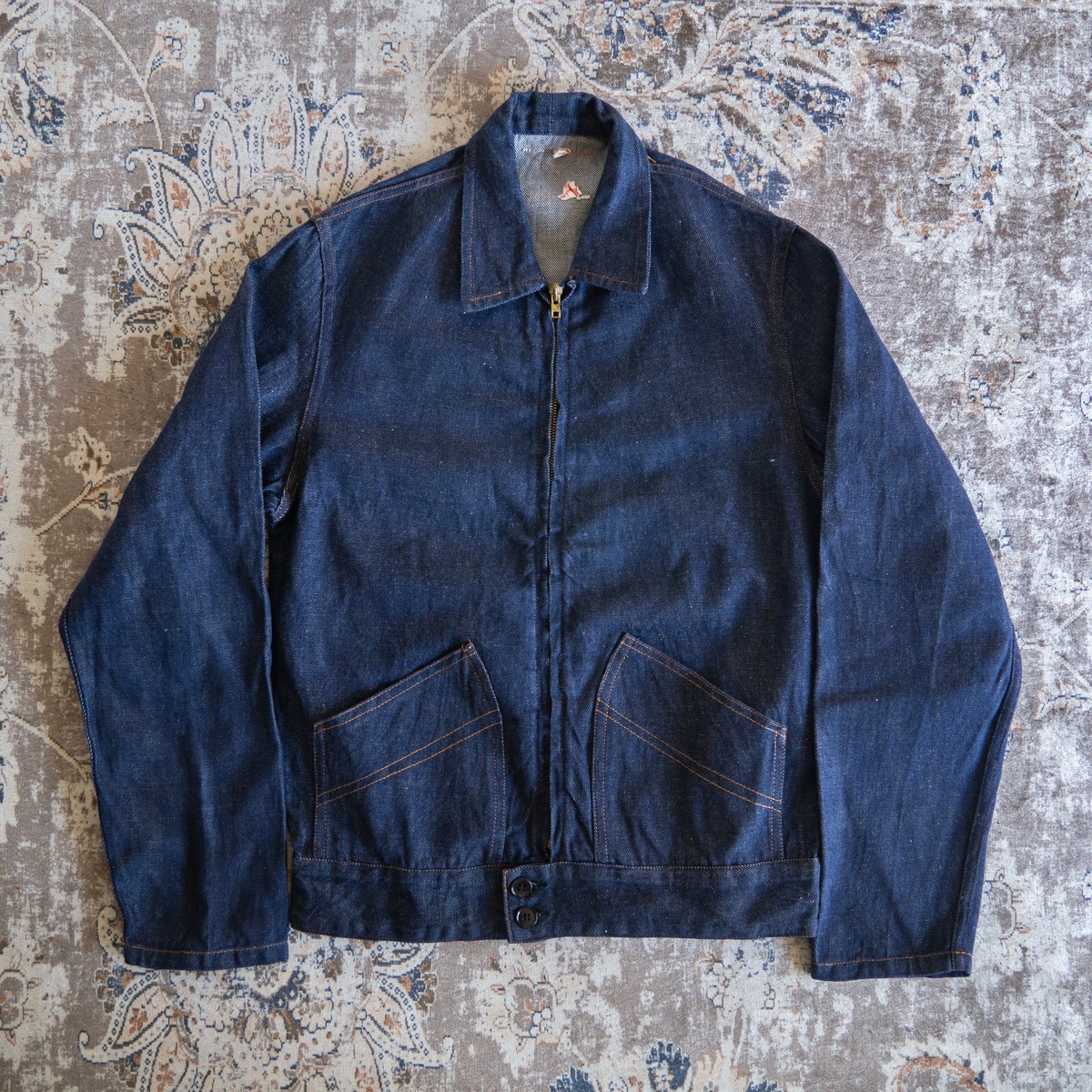 1960s French denim Cyclist Jacket Deadstock | 'bout