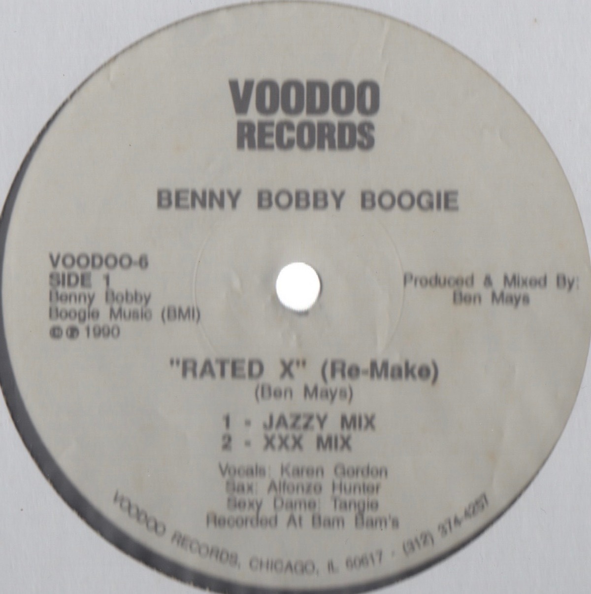 【12inch】Benny Bobby Boogie / Rated X (Re-Make) | COMPACT DISCO ASIA