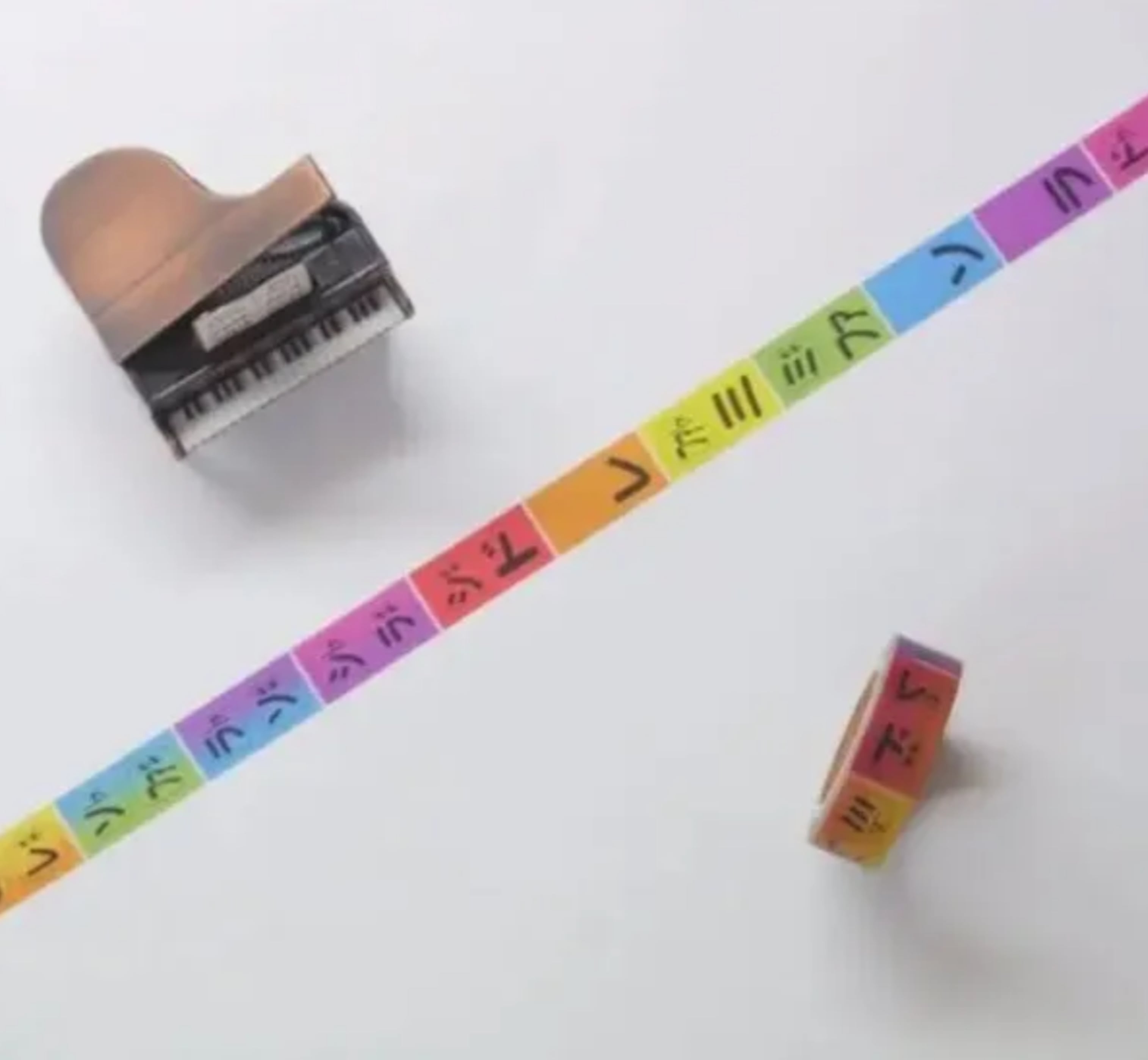 BeauTone ピアノに貼れる【ドレミマスキングテープ】ピアノ教材 鍵盤音名シール ドレミ | 音楽雑貨の店 セレナード