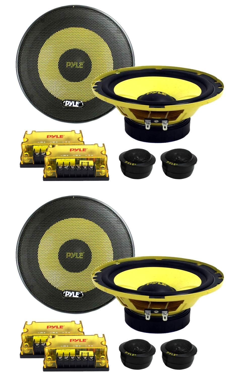 Pyle PLG6C 6.5 "800W 2ウェイカーオーディオコンポーネントスピーカーセットパワーシステム 並行輸入品 | Pay ID