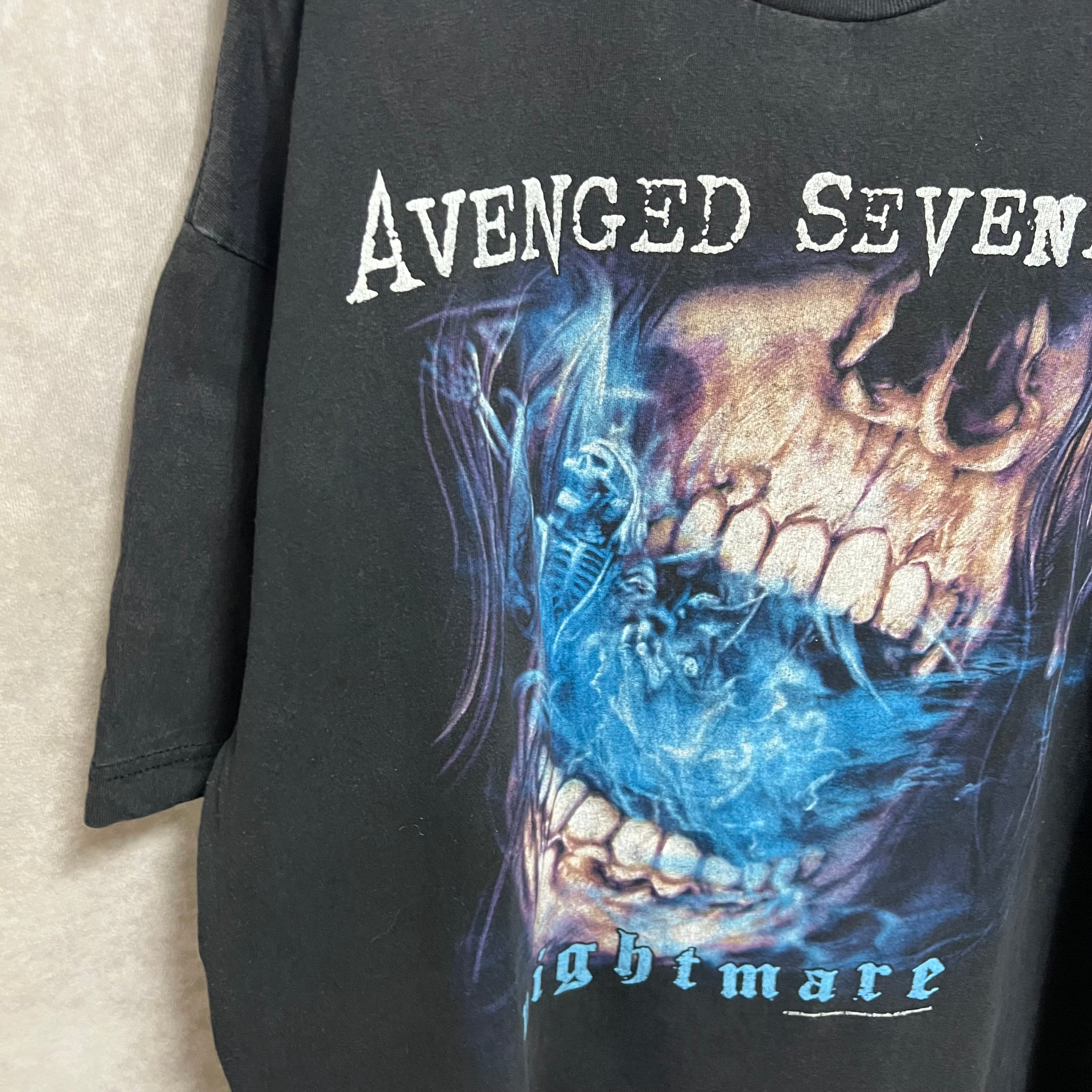 AVENGED SEVENFOLD nightmare 2010 Band T-shirt SIZE XL | 古着屋adm