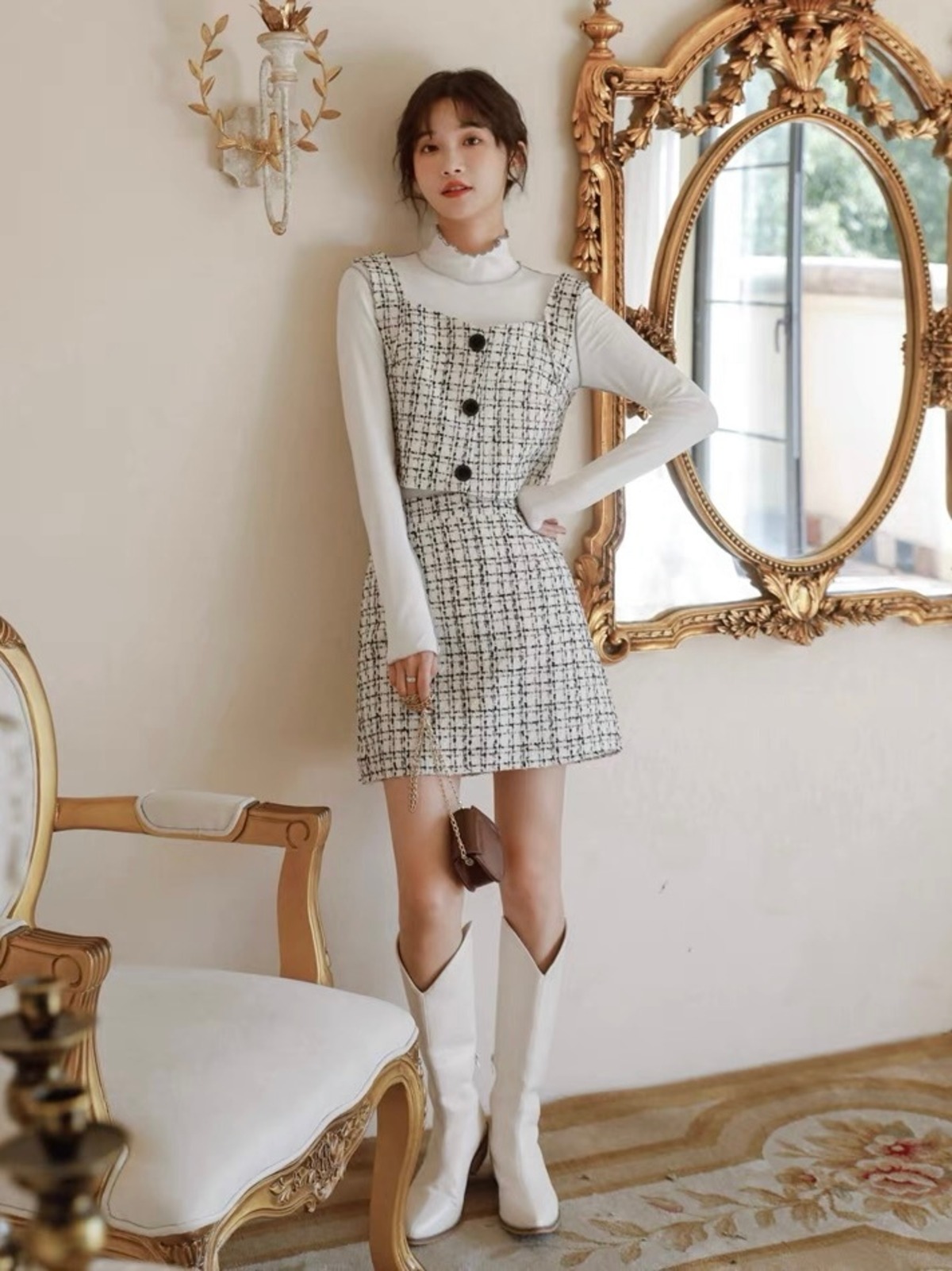 summer tweed set up | CRÉAGE