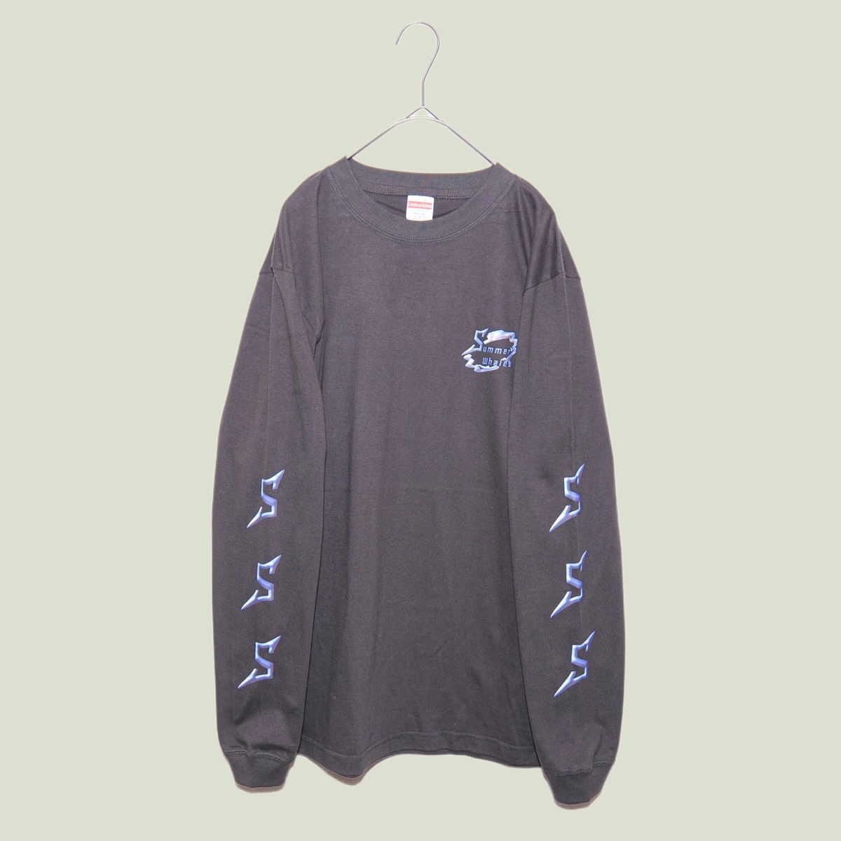 Long sleeve T-shirt(スミ色) | -Summer Whales- Merch Shop