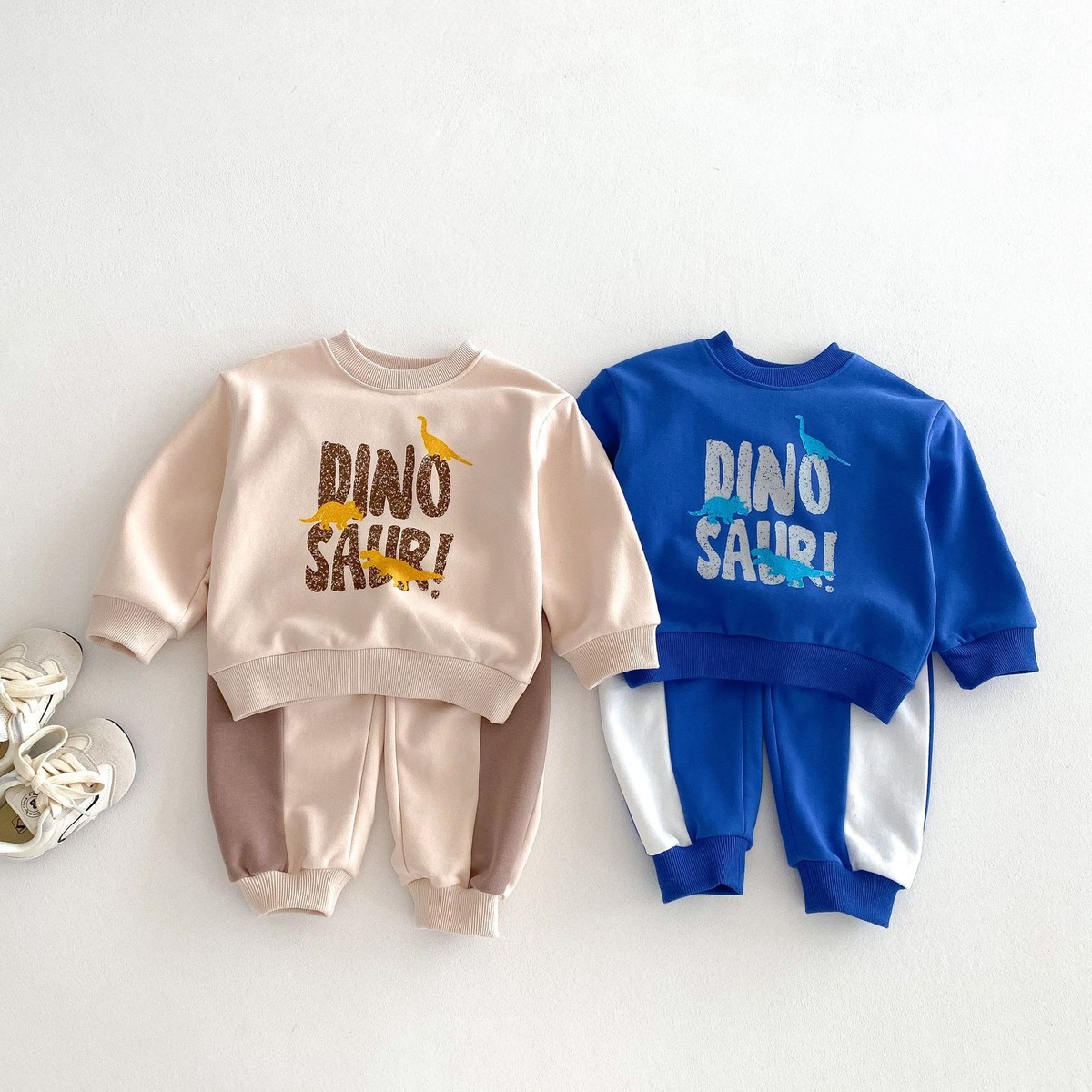 【BABY&KID】DINO SAURカジュアルセットアップ | Dreambaby