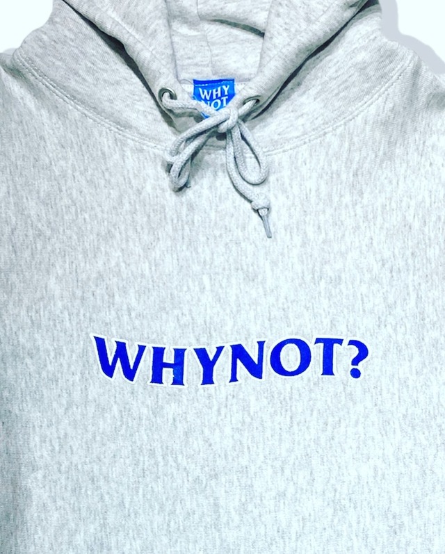 WHYNOT BLUE LOGO HOODY | Why not