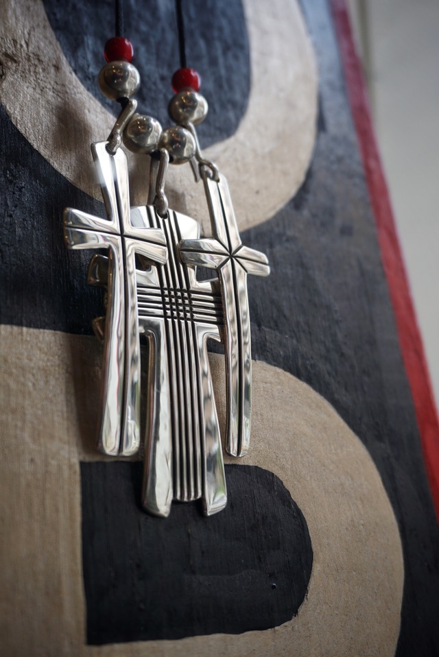 Cippy Crazy Horse Triple Cross Necklace | RatStyle _ ラットスタイル