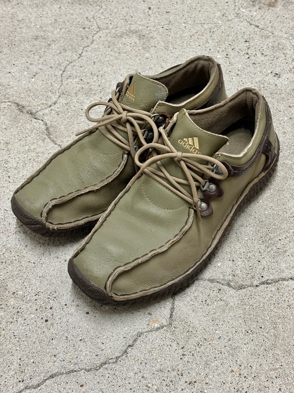 adidas/ADIANZO LOW/2007年製/27.0cm/アディアンツォ/トレッキングシューズ/スニーカー/466090/カーキ ...