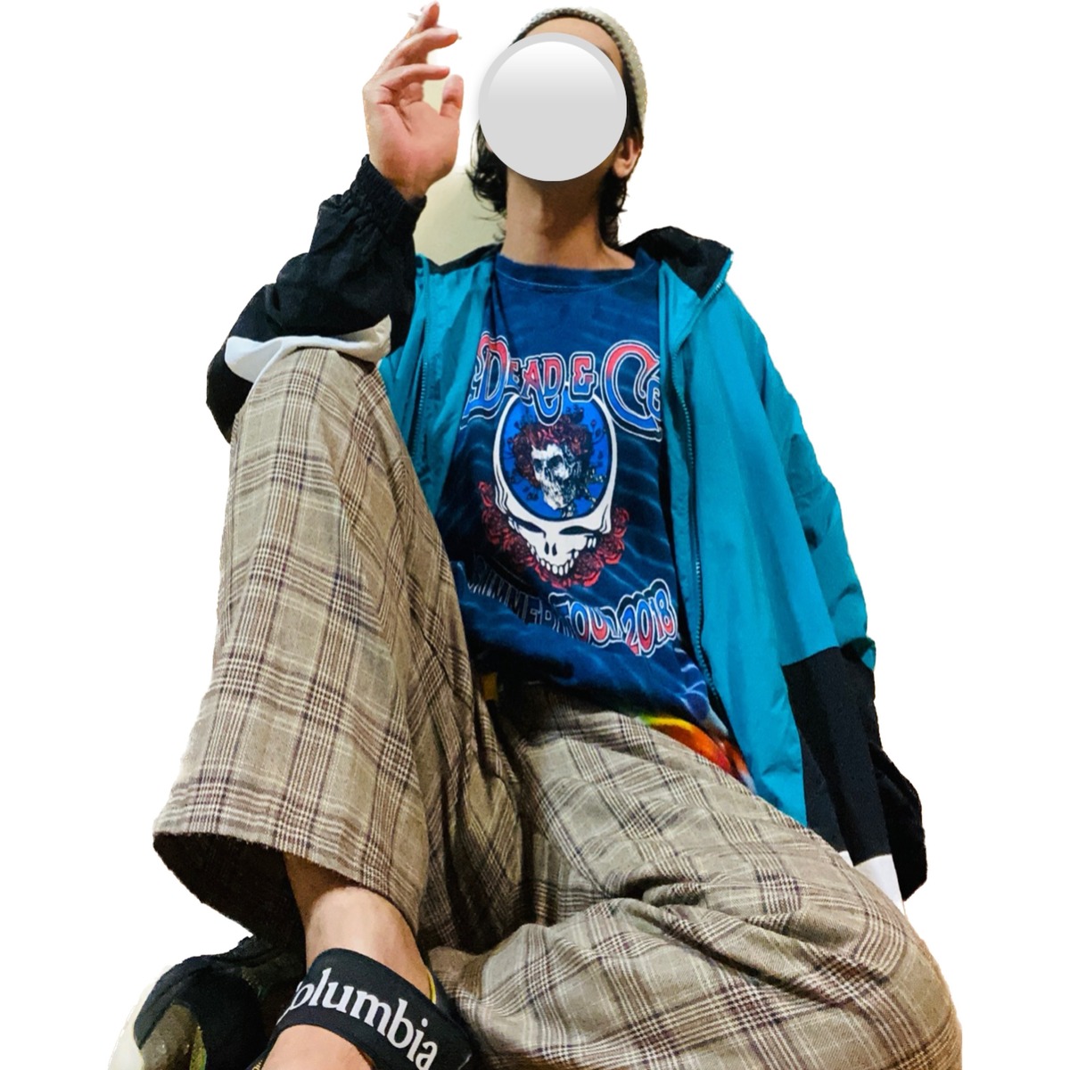 80s vintage S-L対応 グレンチェック ナチュラルボトム | ROMP vintage used shop