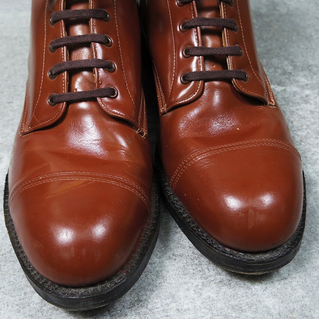 80s Canadian Police Boot Brown Service Shoes Biltrite | armee