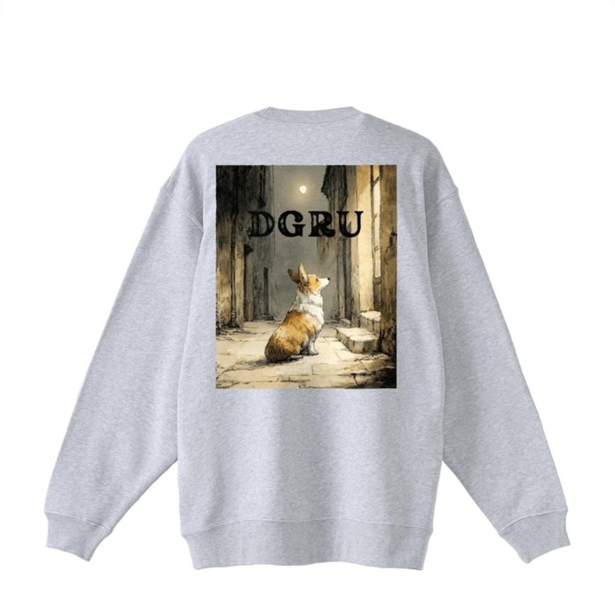 コーギー バックプリントスウェット | DGRU