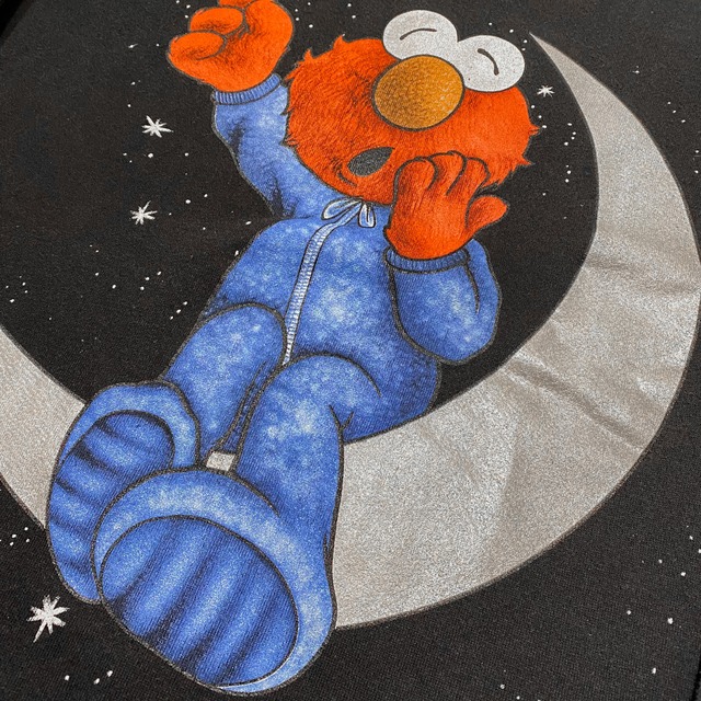 90's Sesame Street "Elmo" Printed Sweat L / セサミストリート エルモ スウェット トレーナー ...