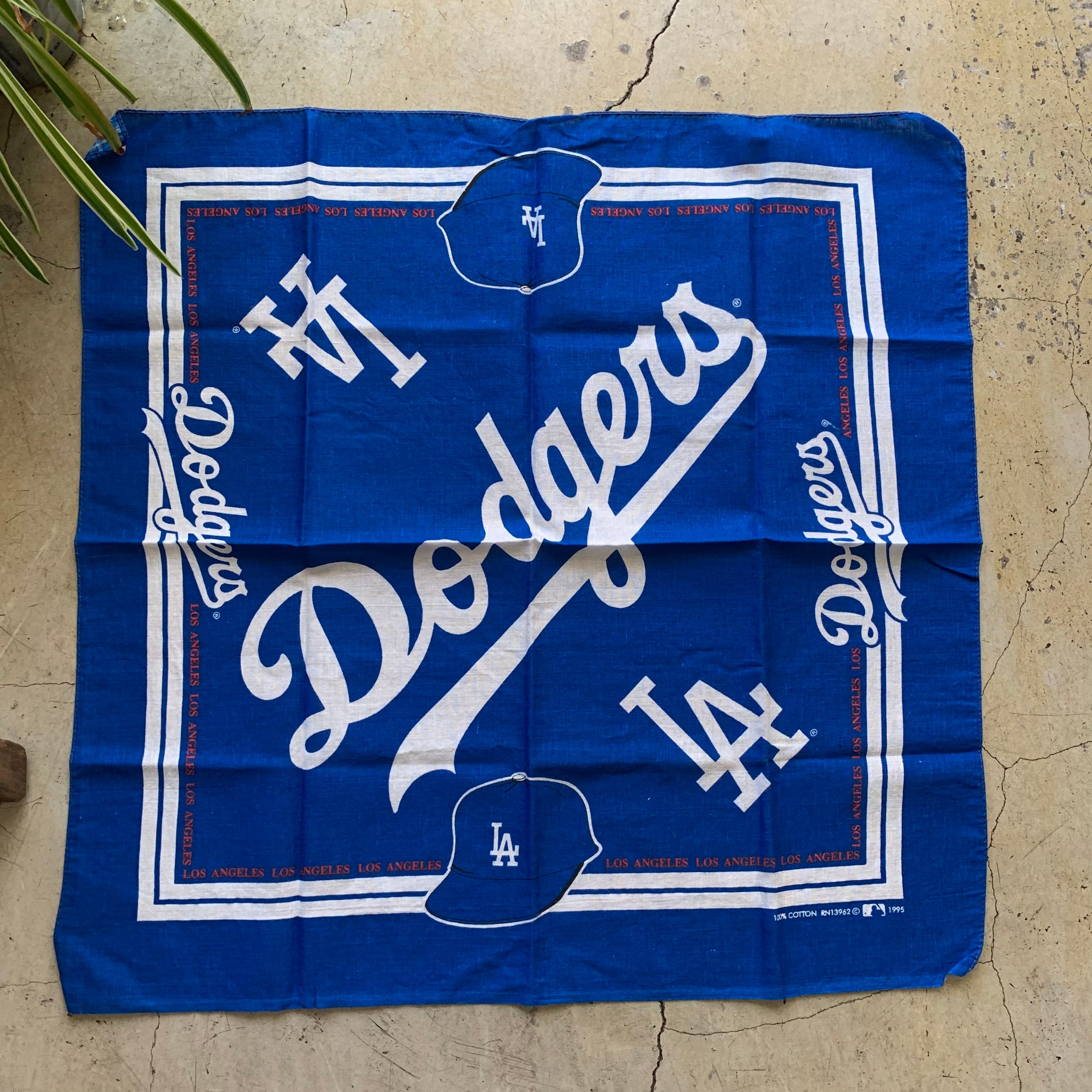 1995 MLB Bandana Made in USA "Los Angeles dodgers" | Rei-mart