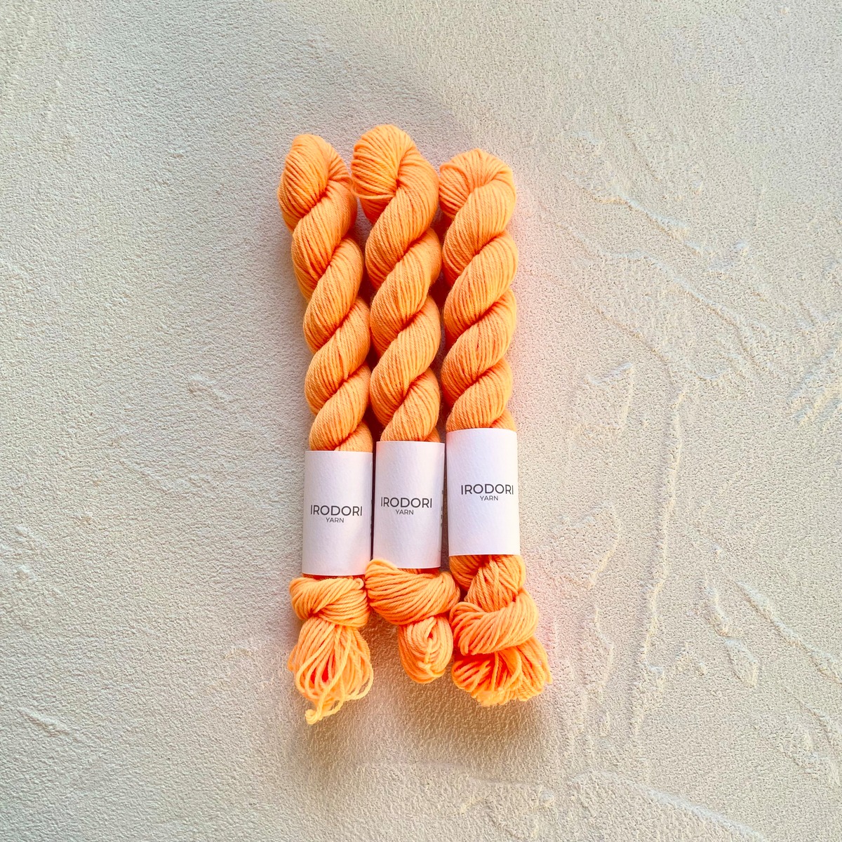 Basic Sock mini 【Neon Orange】 | IRODORI YARN | 手染め毛糸と編み物のオンラインショップ