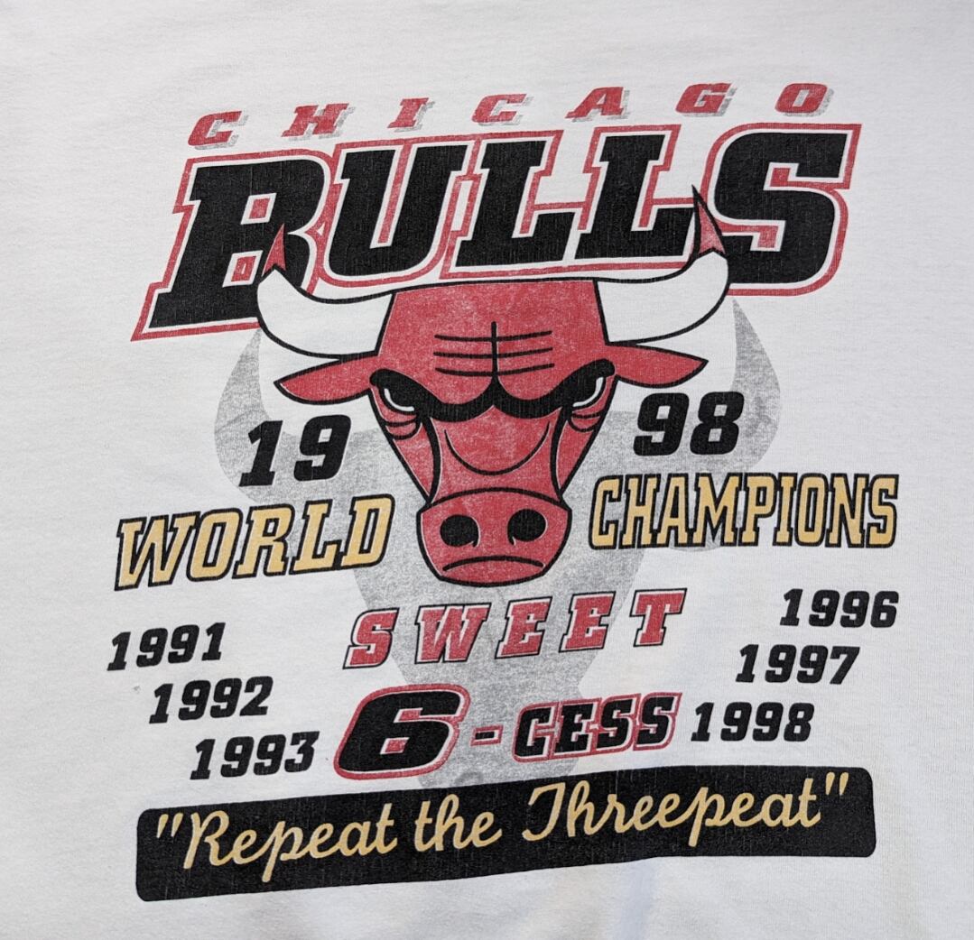 90s chicago bulls print tee 小岩店 | What’z up