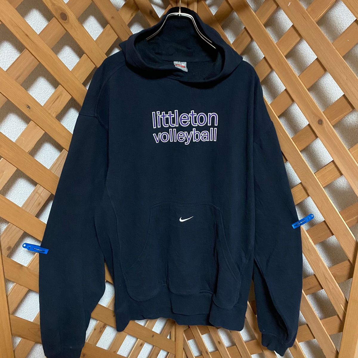 NIKE チームタグ 00s プルオーバー パーカー ブラック 古着 アメカジ | LUCKY BASE 古着屋