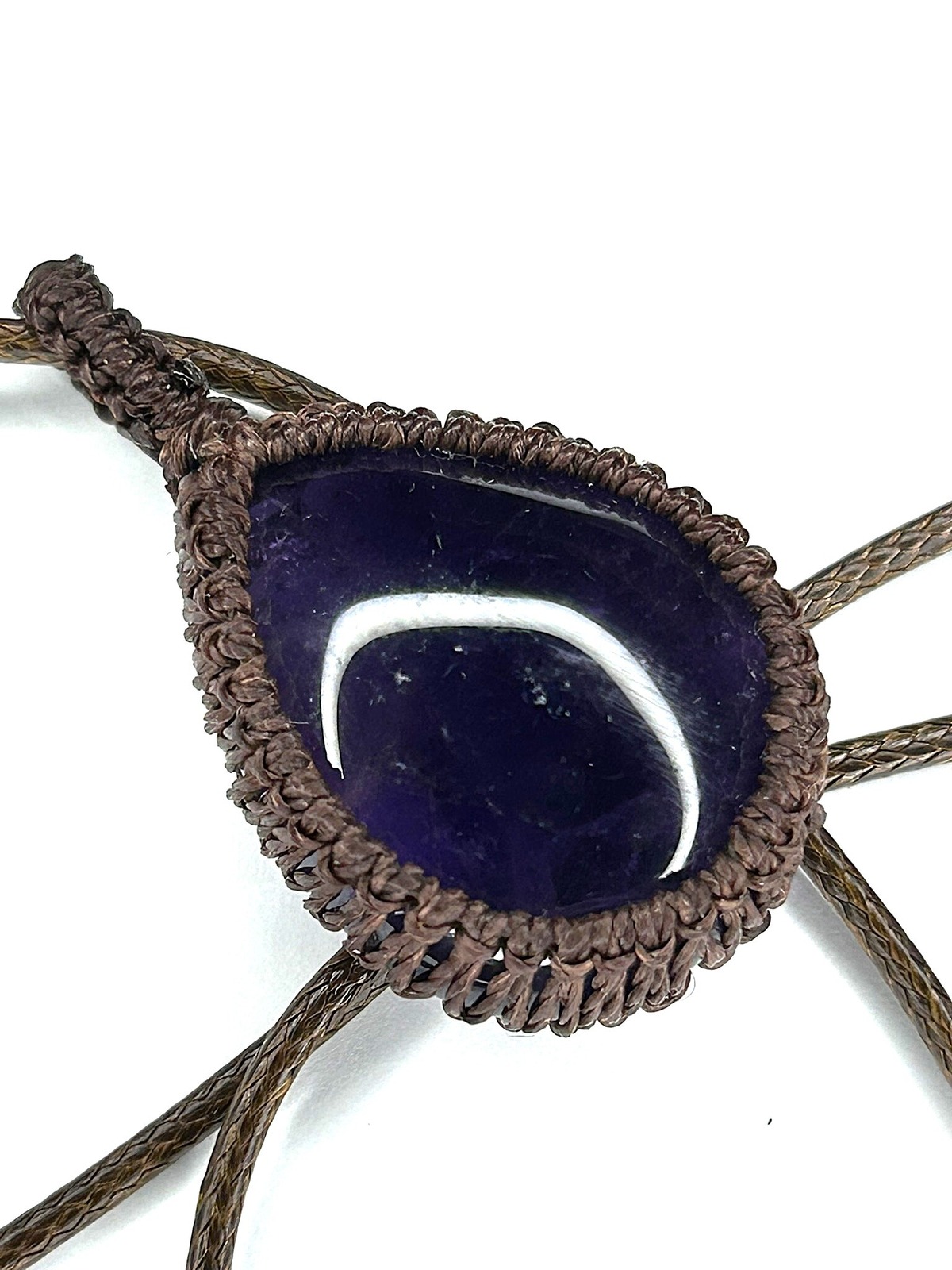 アメジスト マクラメペンダント No.2501A | Colorful Stones｜天然石・パワーストーン