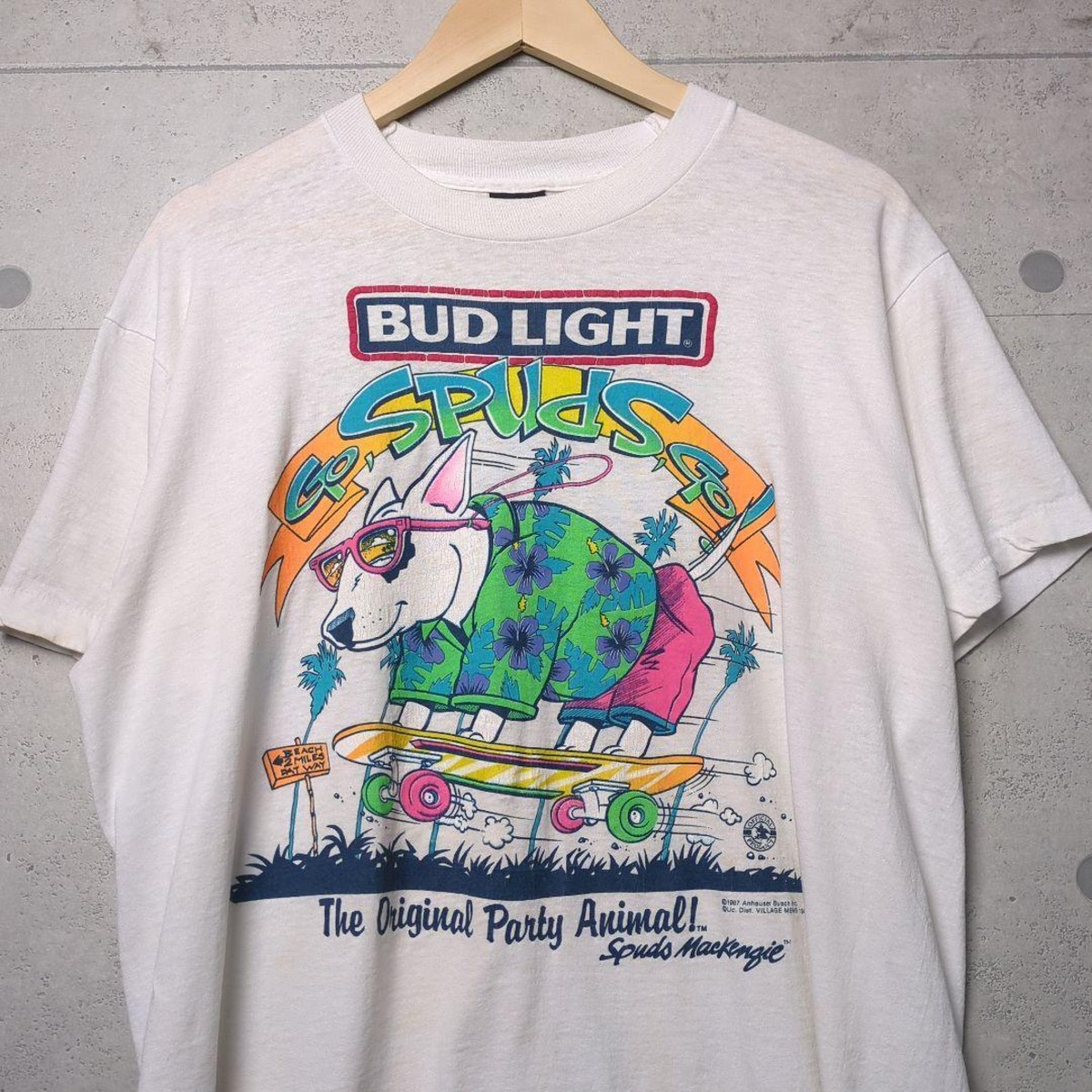 90s BUDWEISER BUD LIGHT SPUDS T SHIRT バドワイザー Tシャツ | IN DA HOOD