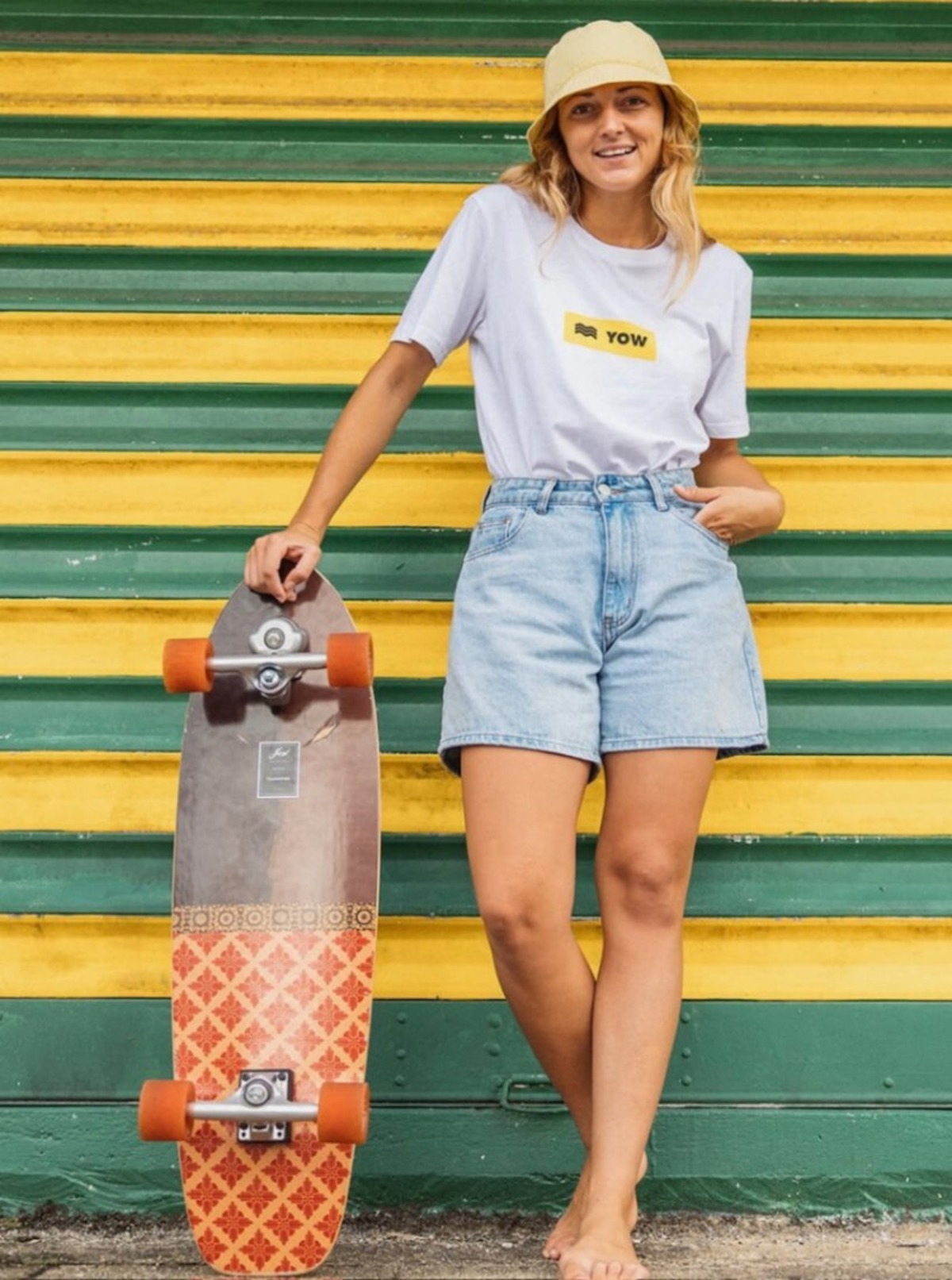 YOW SURFSKATE Sun Logo Tee ヤウ Tシャツ | discolor