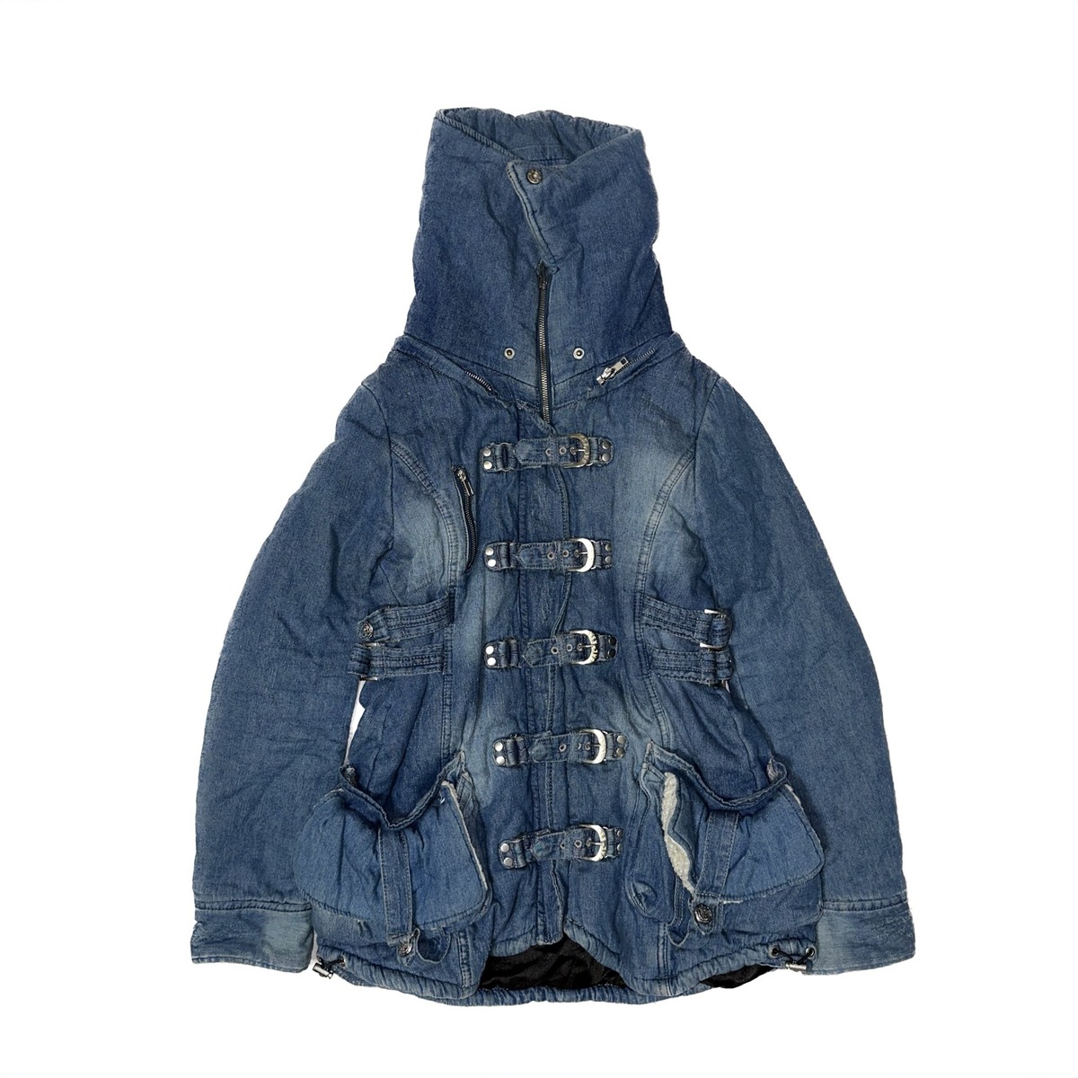 High neck denim jacket | Neova