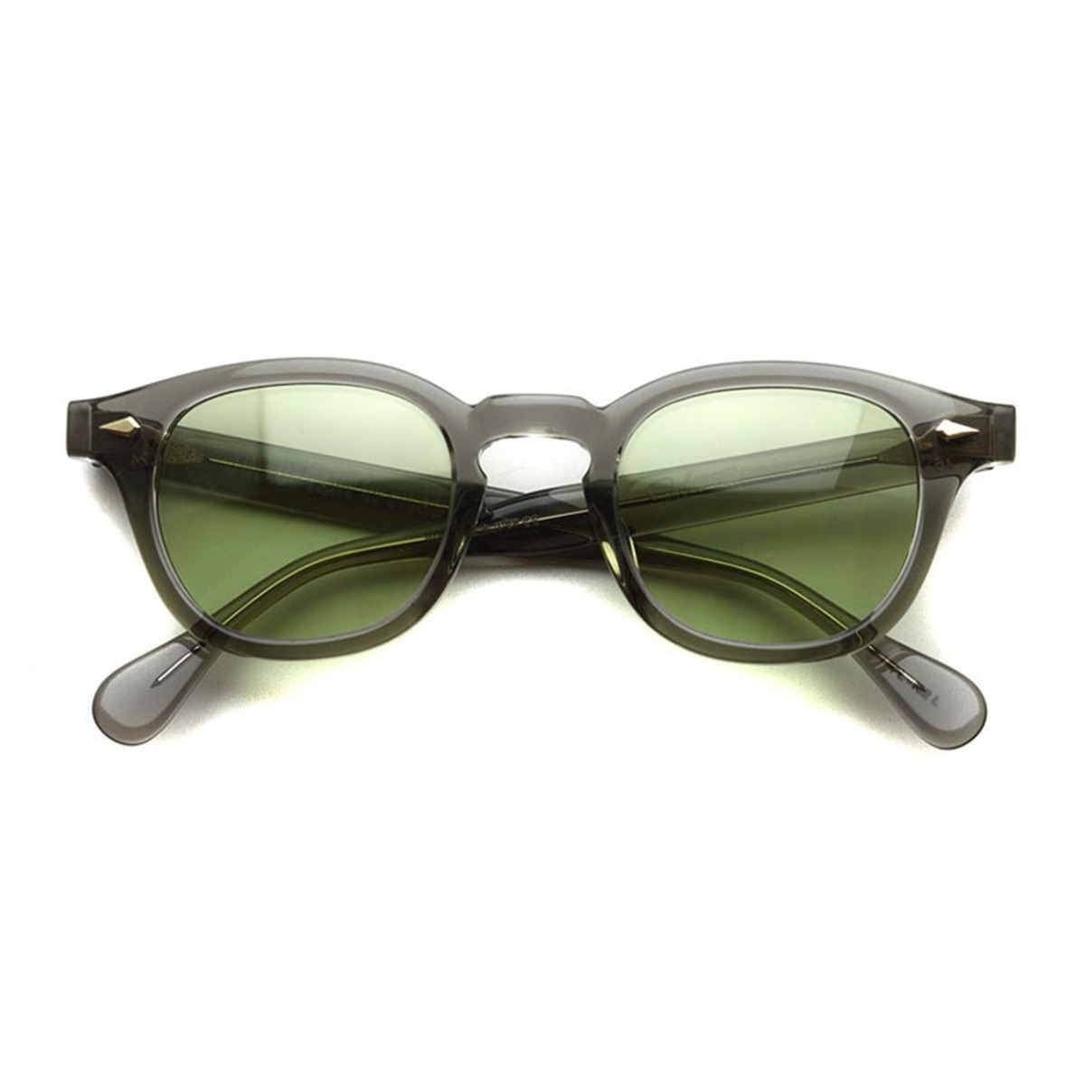 JULIUS TART OPTICAL / AR Sun / GREY CRYSTAL2 - Light Green Lenses グレー ...