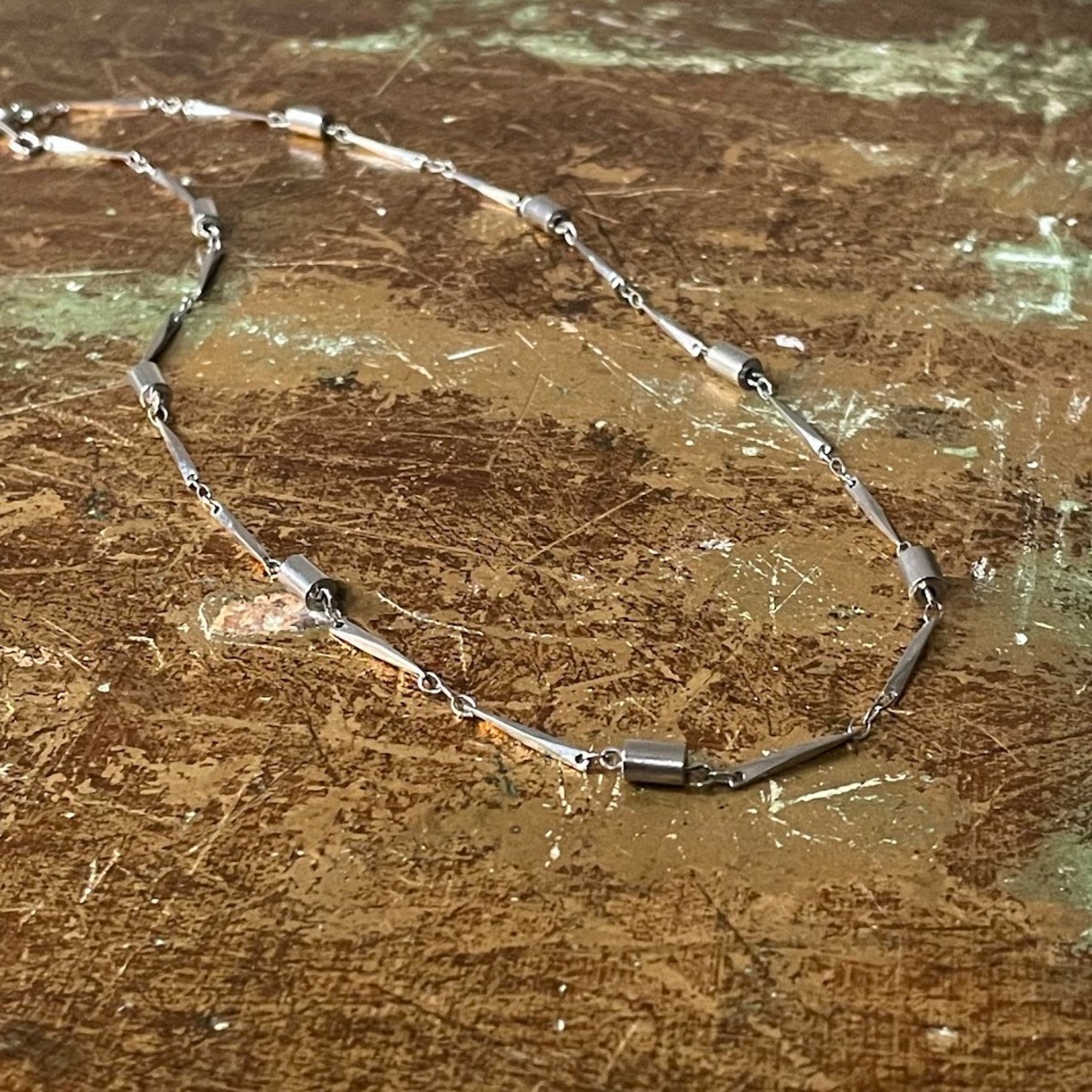 マグネット チューブ メタル ネックレス 《N-0222》 | ModernLoop ユーズドアクセサリー専門店