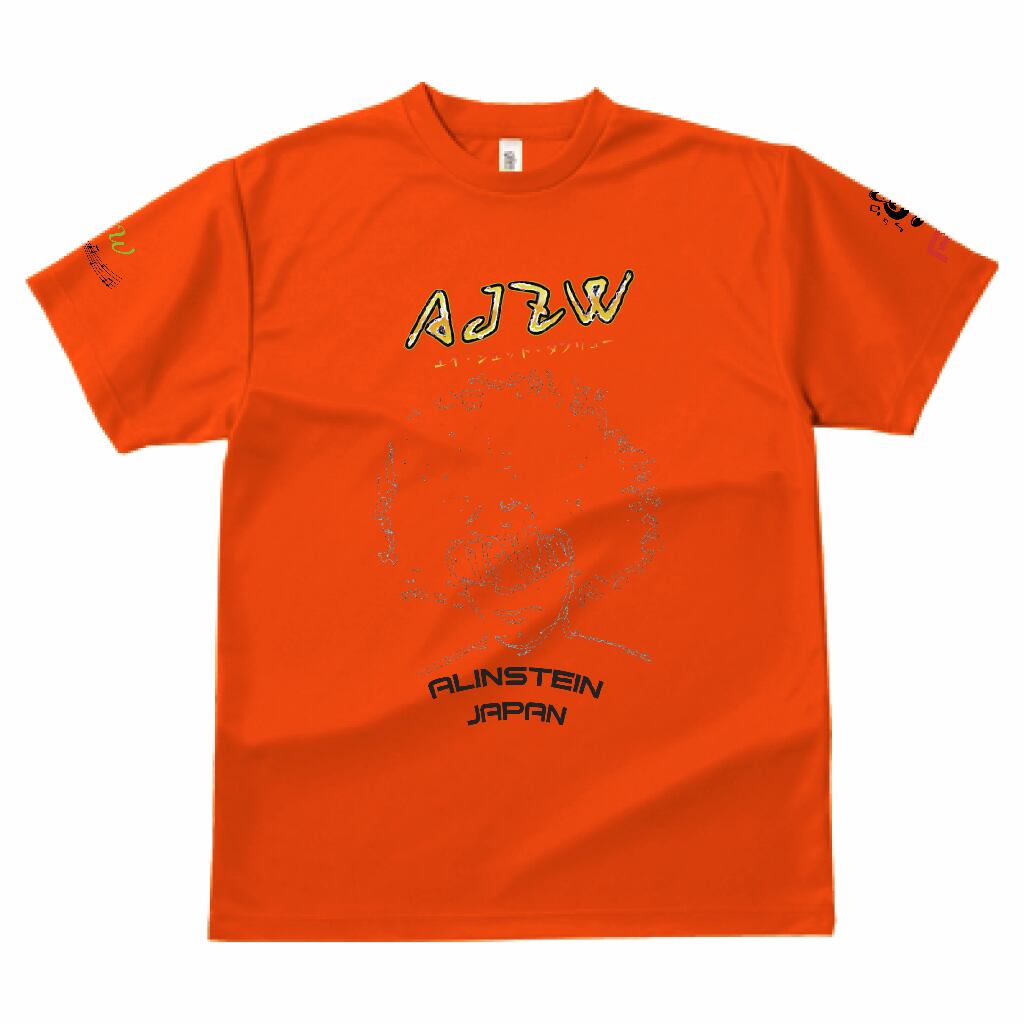 AJZW / onDrive ドライメッシュTシャツ （サンセットオレンジ）【品番:CT-AJoD-1-DT1-SOR】 | AJZW【エイジェットダブリュー】Bq8 アーティストアイテム ...