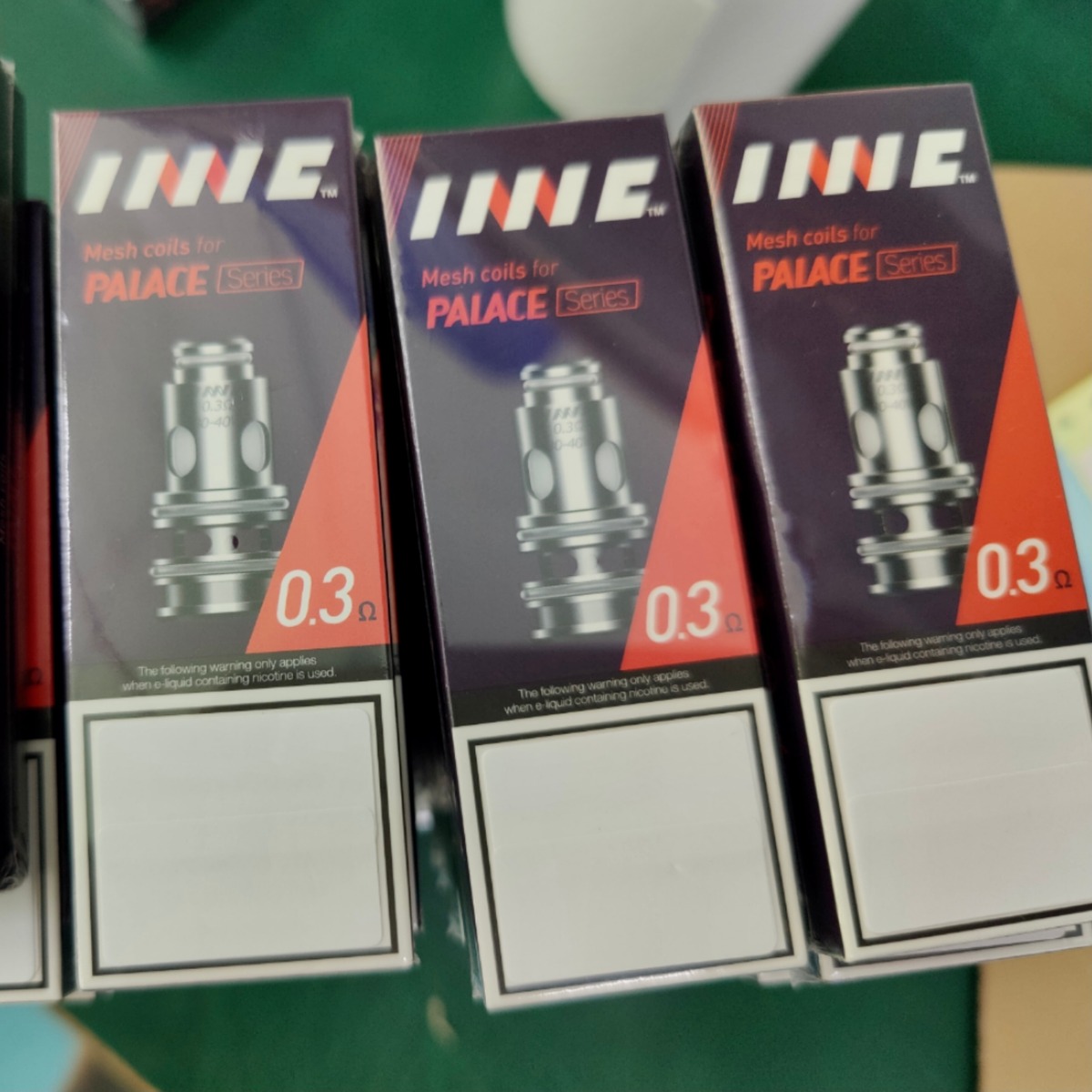 ⚠️在庫処分⚠️【INVC】PALACE-S 交換用プリメイドコイル5個パック(0.3 / 1.0ohm) | VAPE SPACE 琉