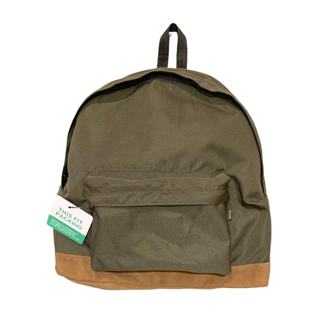 PACKING / BOTTOM SUEDE BACKPACK - OLIVE (パッキング バックパック オリーブ ...