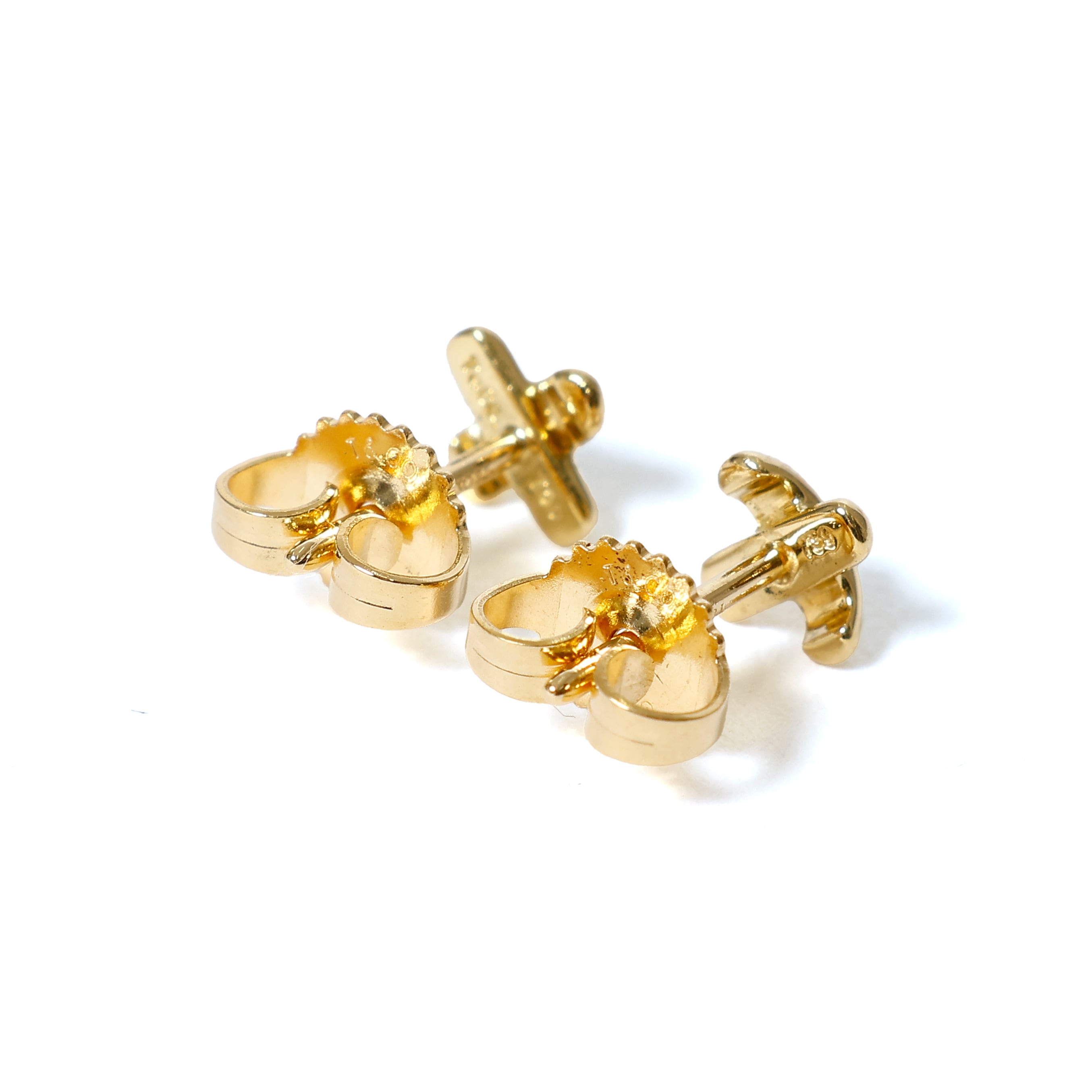 K18YG クロス ピアス (K18YG クロス ダイヤモンド ピアス K18YG クロス ピアス (K18YG クロス ダイヤモンド ピアス