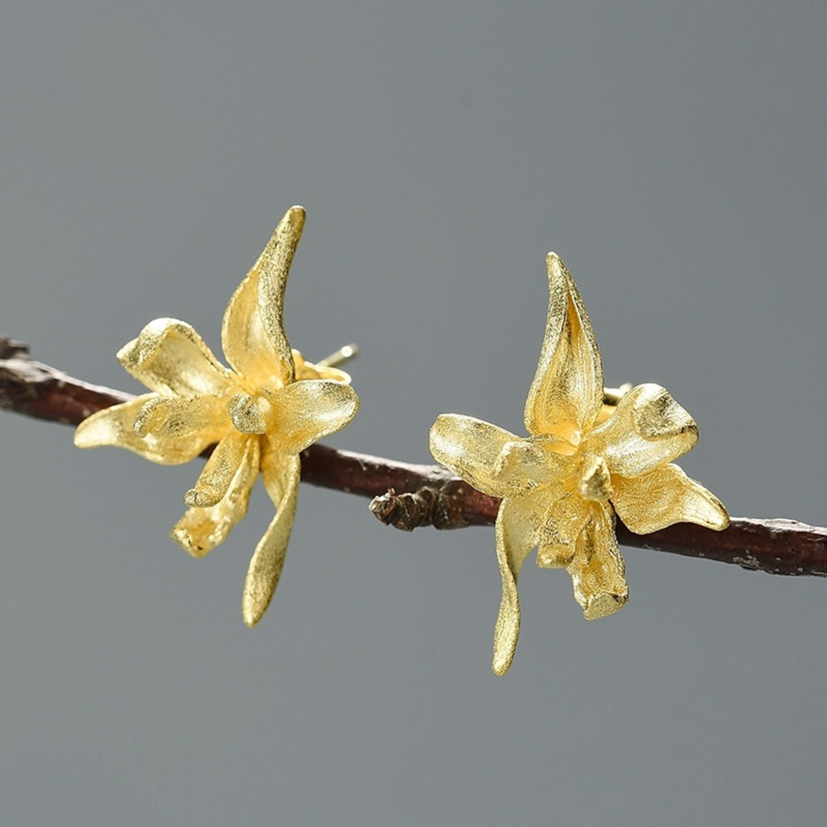 Iris Flower Earrings / アイリス フラワー ピアス | POCHIC.