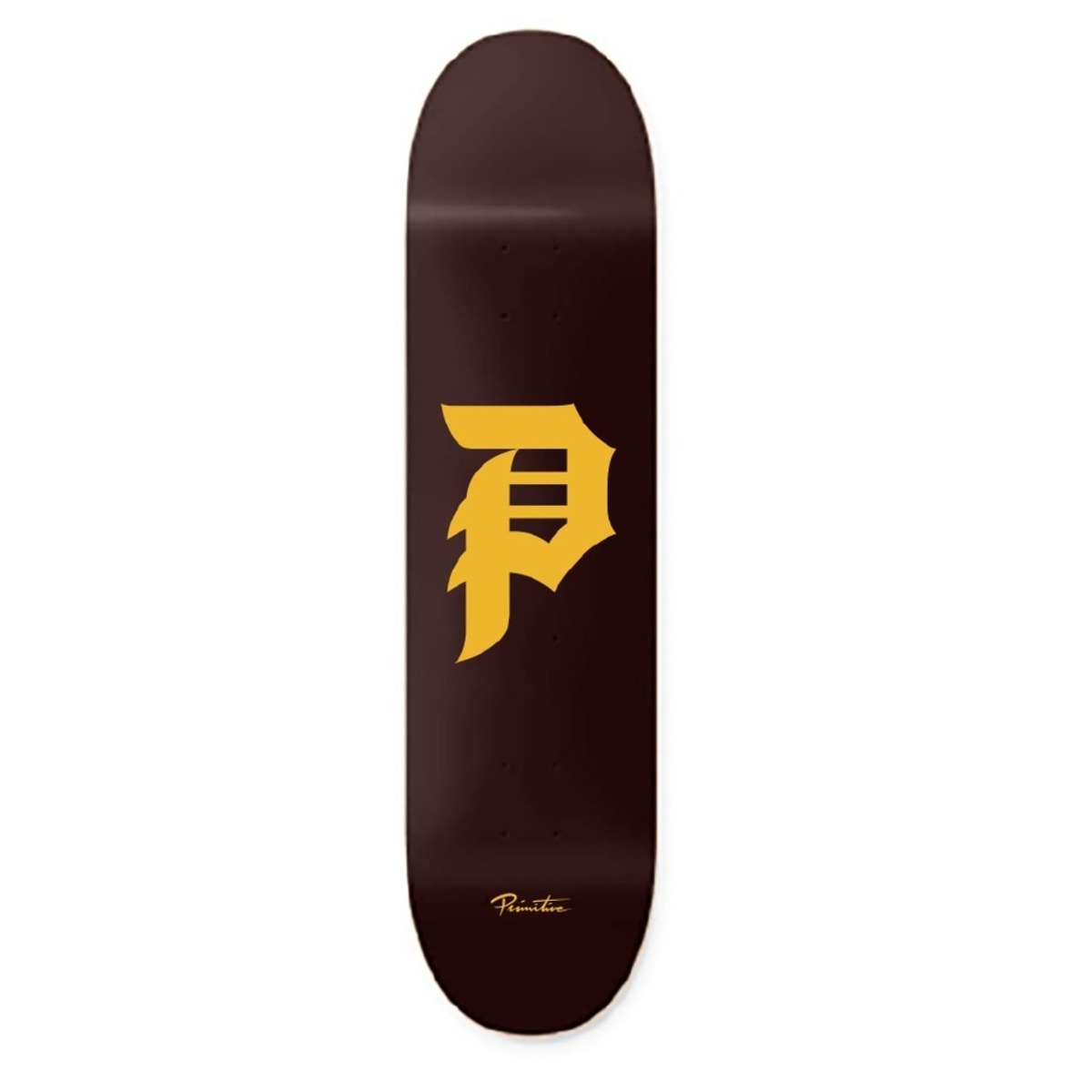 PRIMITIVE DIRTY P CORE BROWN/PADRES YELLOW | CLASSIC SKATEBOARDSHOP