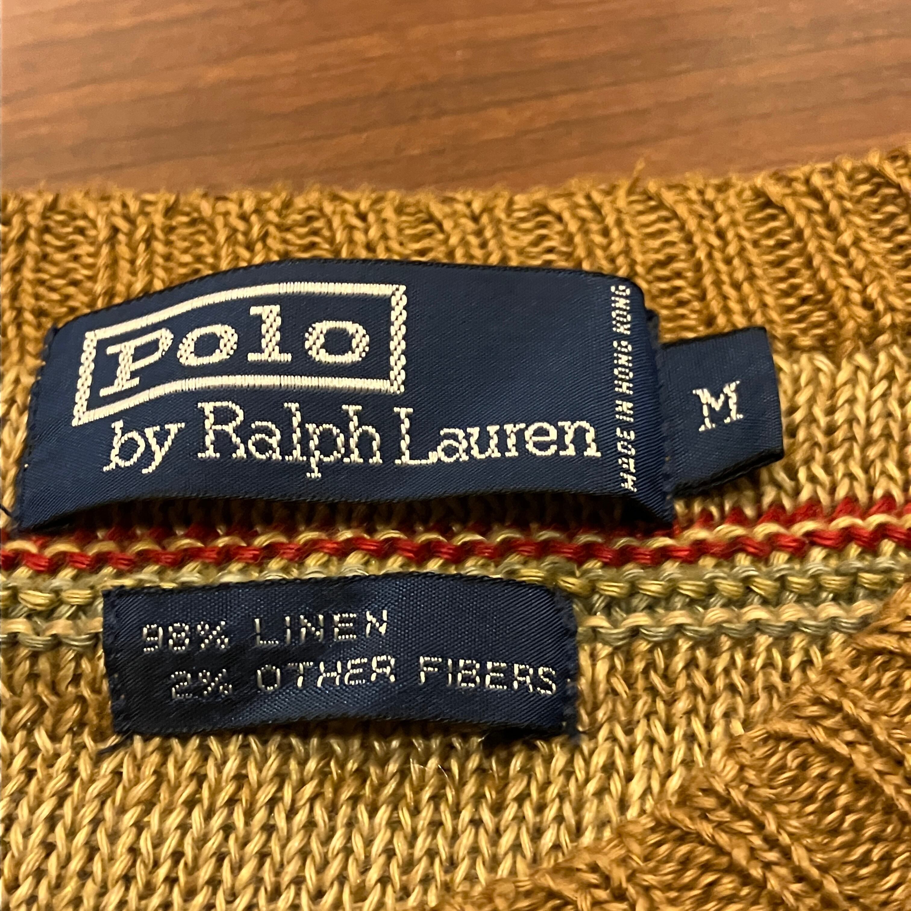 RALPH LAUREN LINEN NATIVE BORDER SWEATER | safarionline