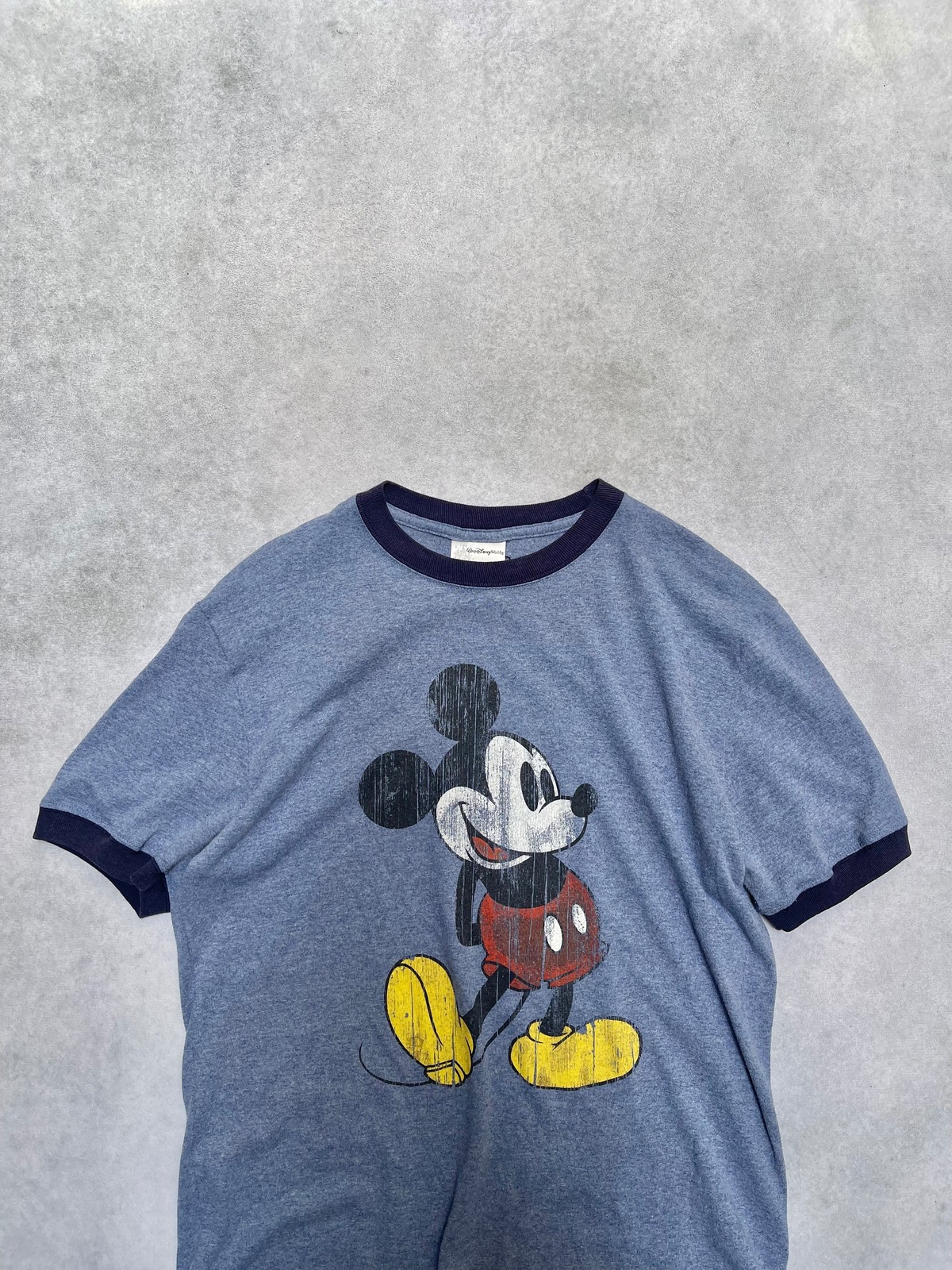 【グッドフェード】 Disney ディズニー ミッキーマウス リンガーTシャツ Tシャツ Mサイズ | 古着屋DIGDIG