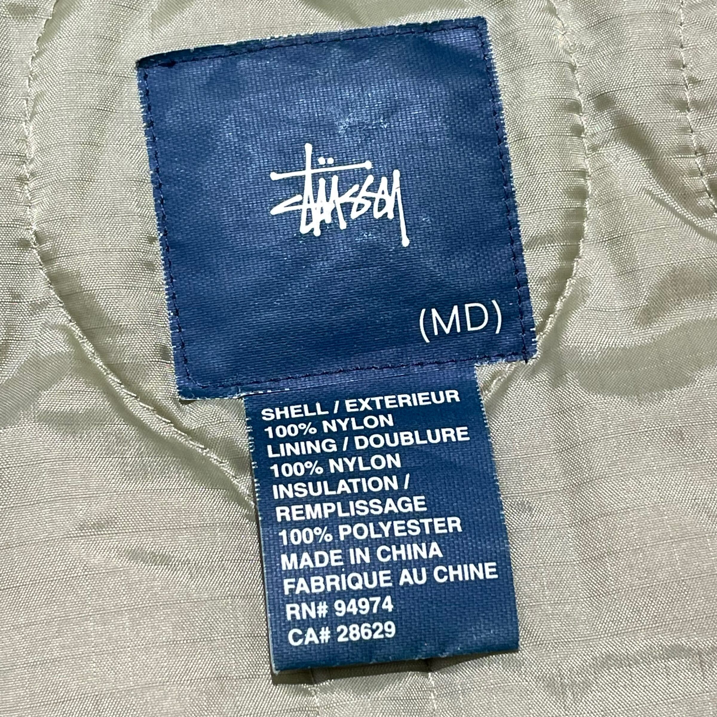 00’s old stussy “Ma-1 Type” Nylon Jacket | curb