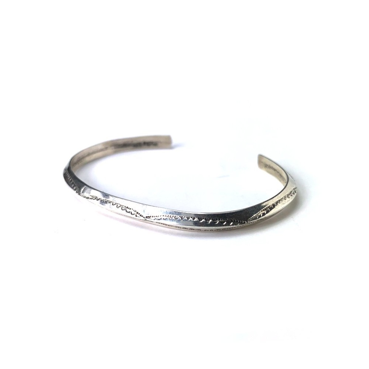 [TAHE] Navajo Fred Harvey Style Silver Bangle Triangle | beruf