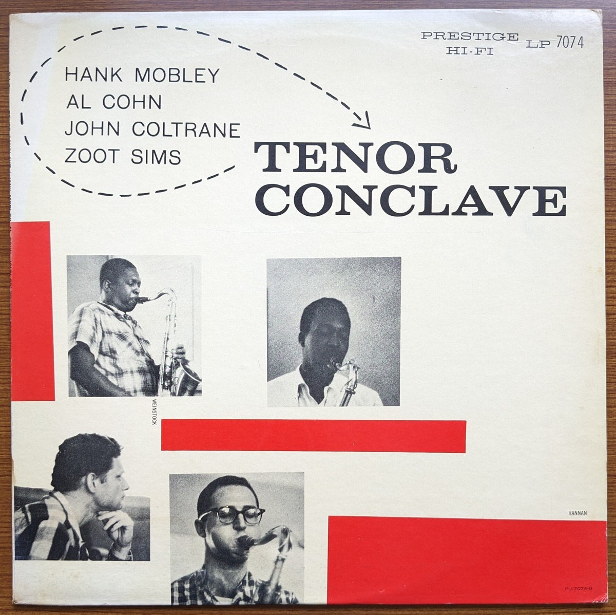 Hank Mobley / Al Cohn / John Coltrane / Zoot Sims「Tenor Conclave」：LP ...