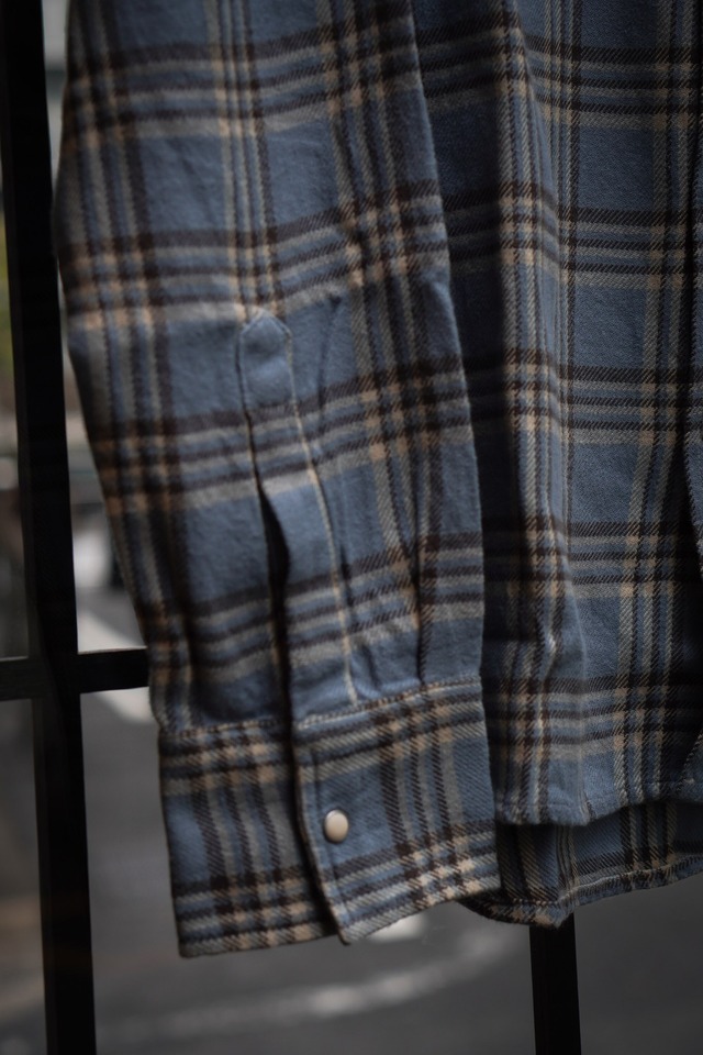 WYTHE / Washed flannel Pearlsnap Shirts Rogue River | max's