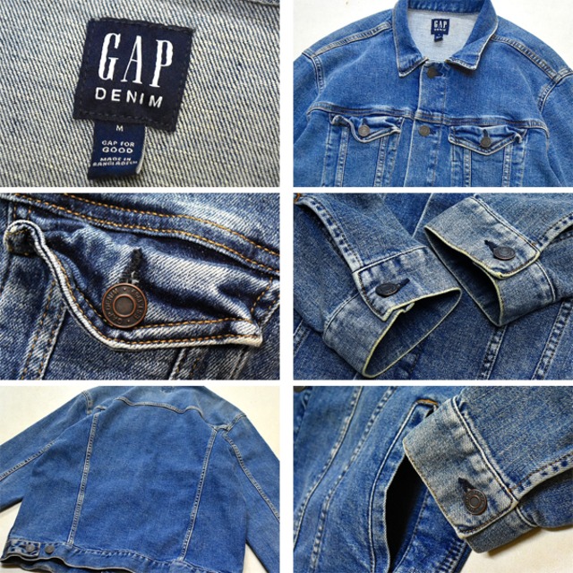 1点物 ギャップGAPデニムジャケットGジージャン古着メンズMLレディースOKアメカジ90sストリート/スポーツMixブランド中古Gジャン370725 | 古着屋カチカチ 東京都北区 JR王子 ...