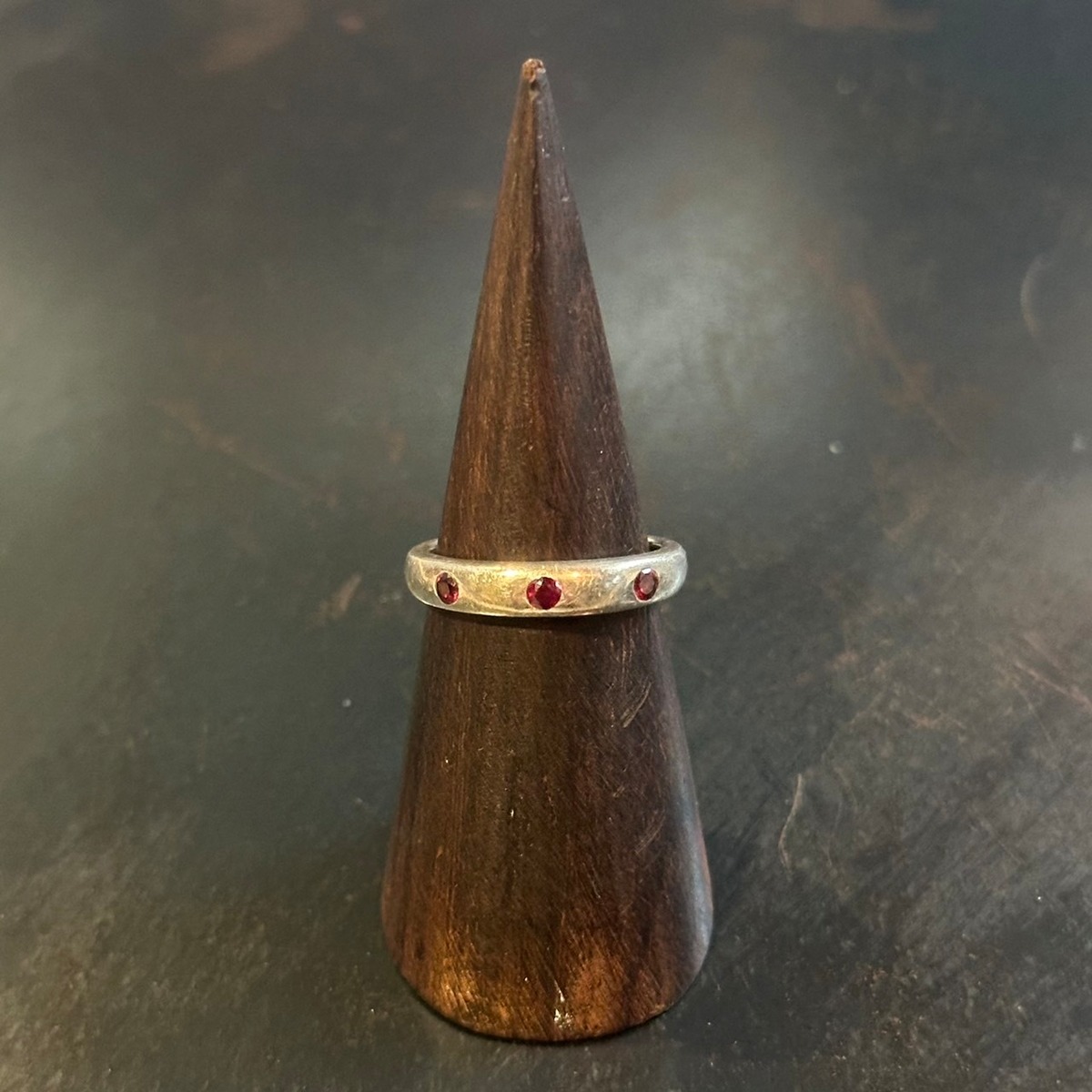 SILVER925 RED STONE DESIGN RING/シルバー/リング | maryland_accessories