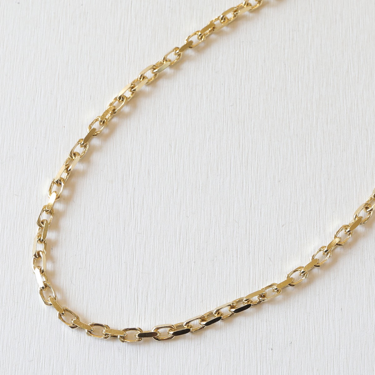 Vintage anchor chain necklace GP | ARV