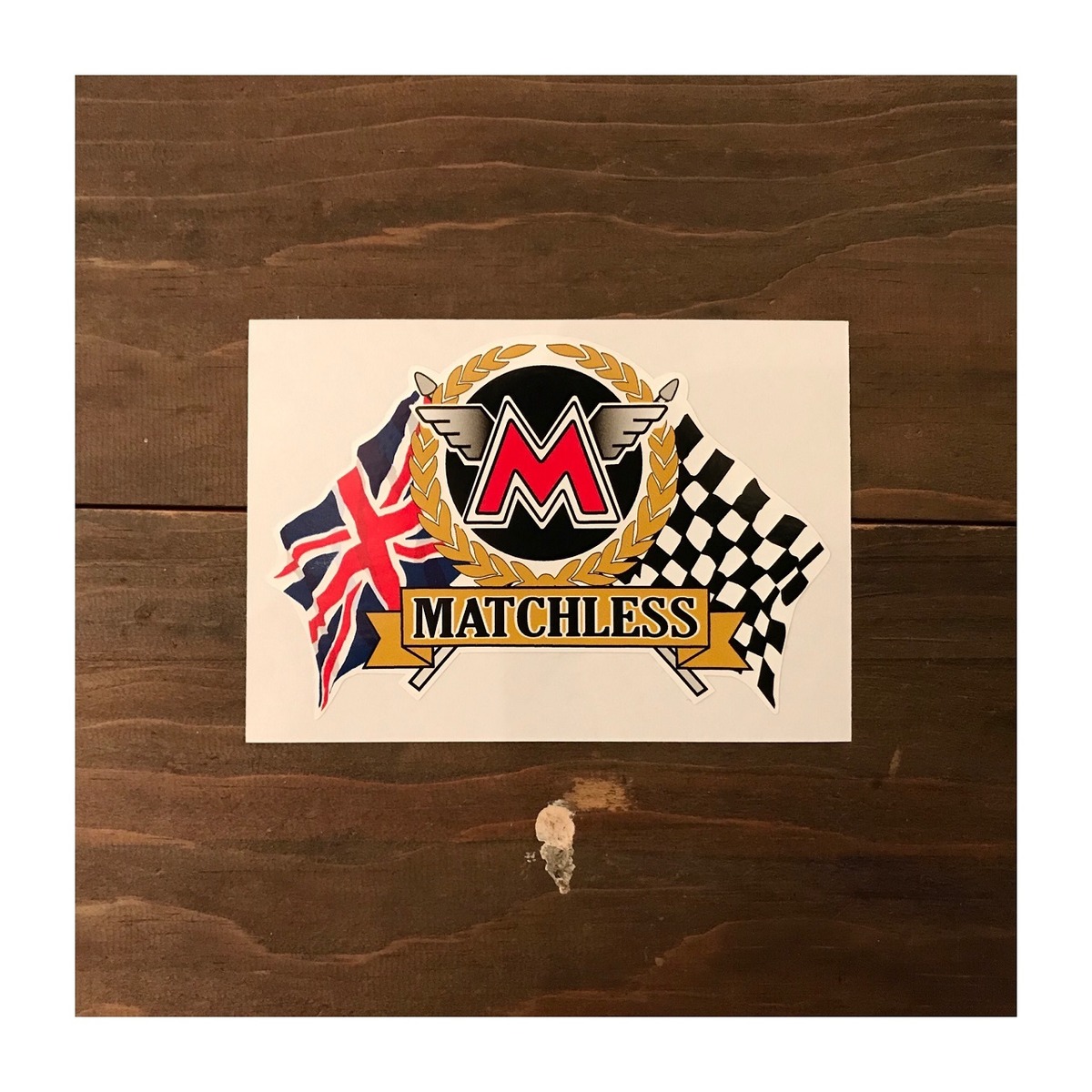 Matchless / Matchless Flag & Scroll Sticker #46 | dbms