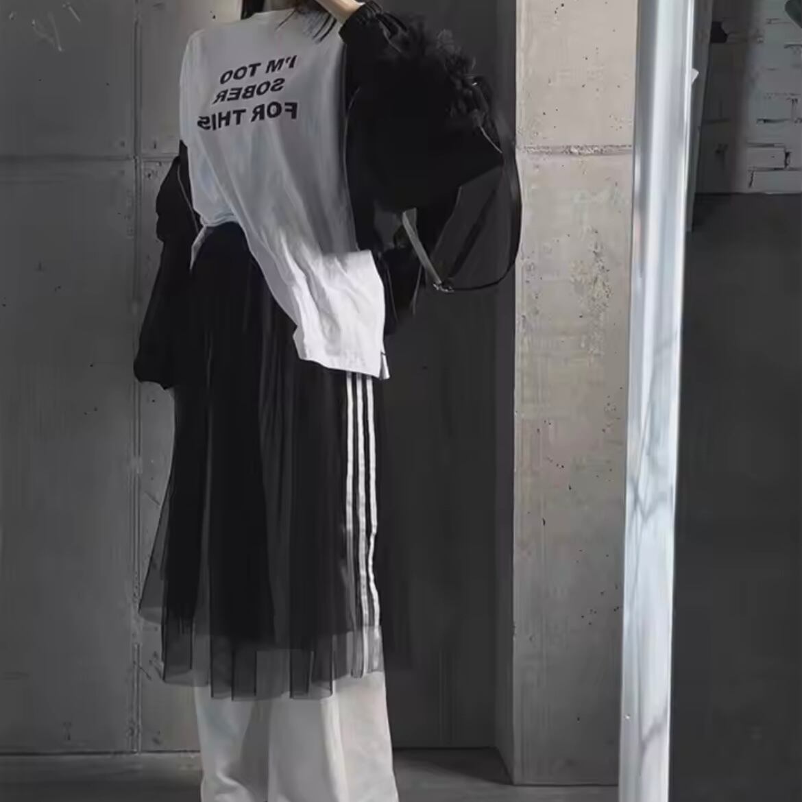 sporty mesh skirt | Pay ID