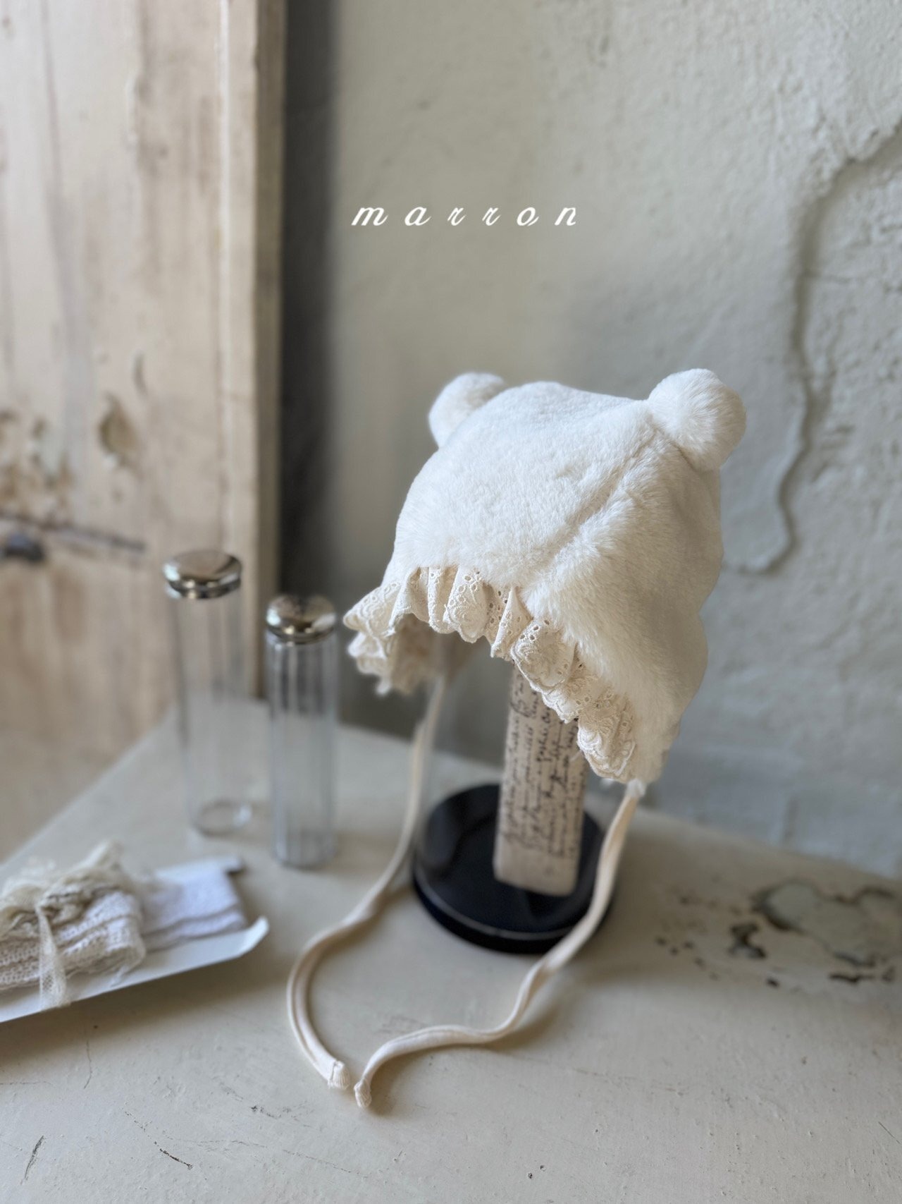 【即納】Kuma bonnet / marron | HAON